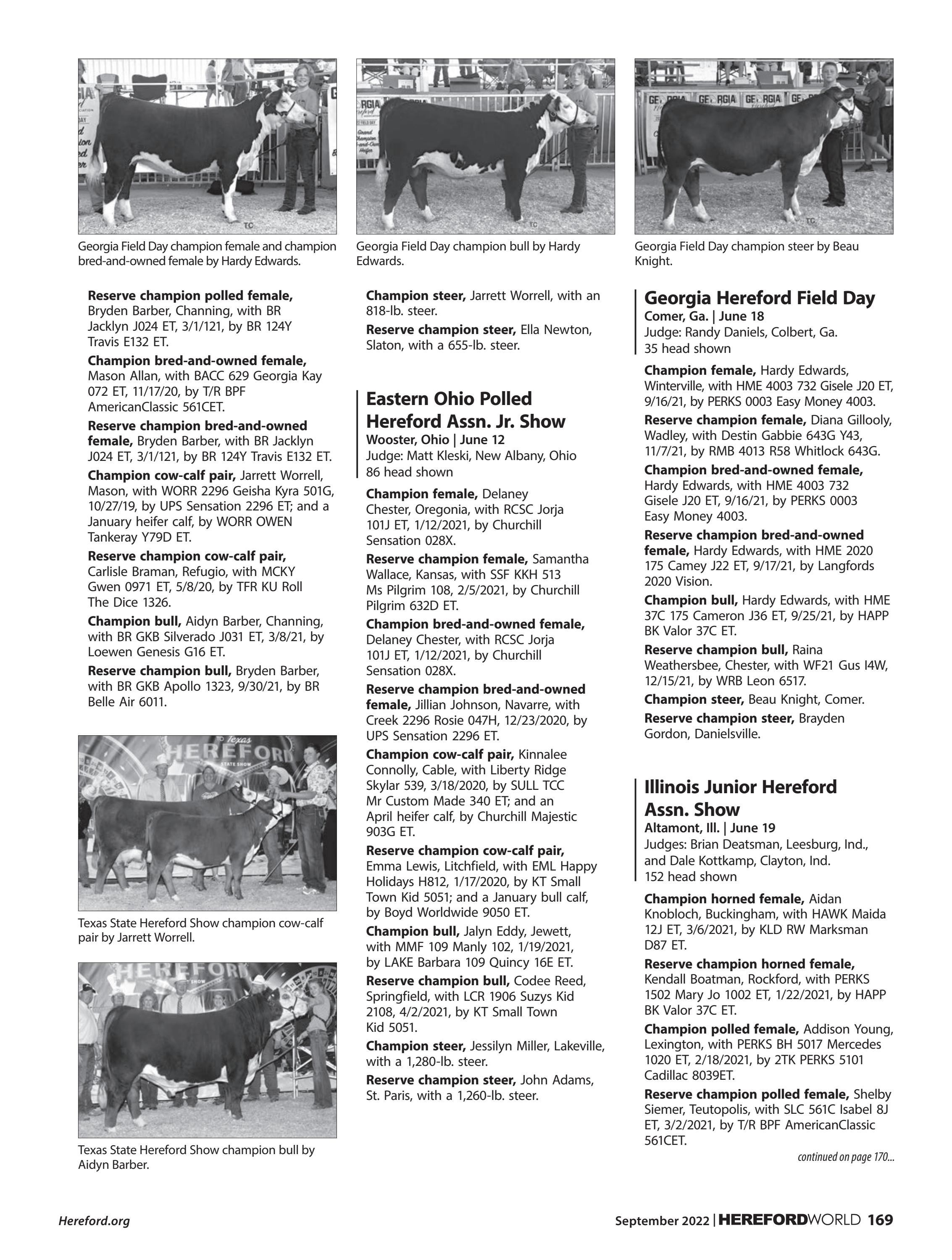 September 2022 Hereford World Magazine by American Hereford Association ...