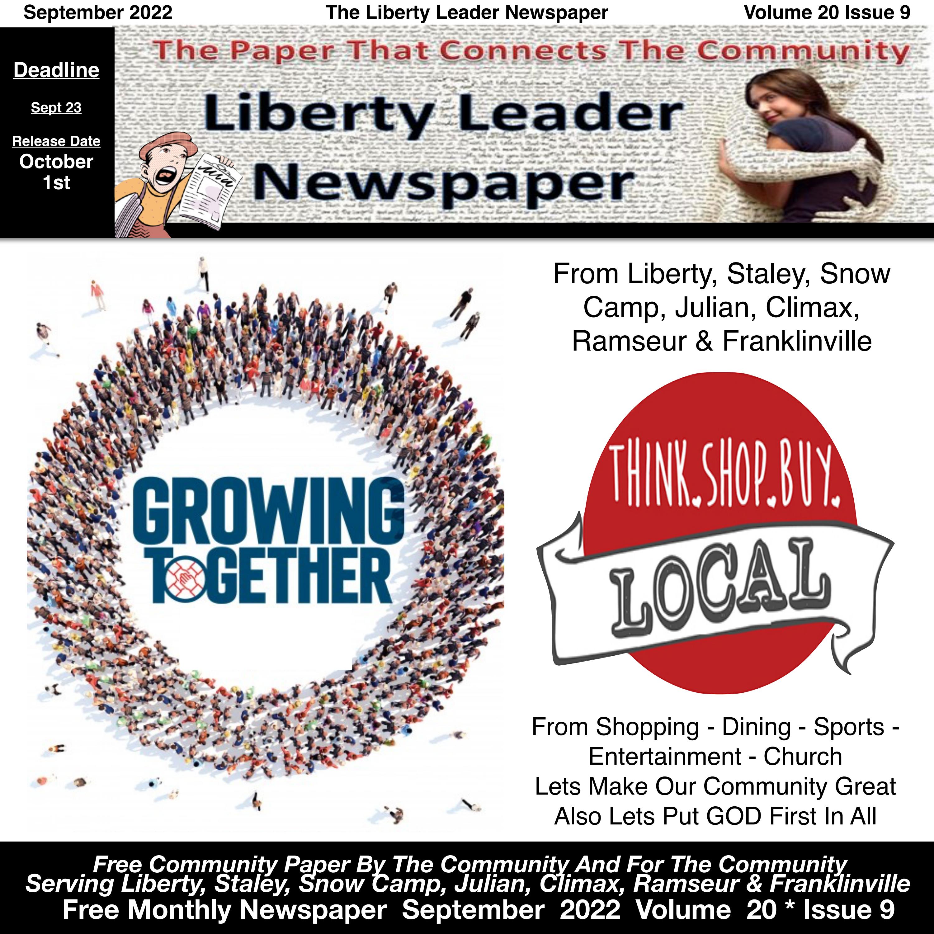 Liberty Leader Newspaper September 2022 by Kevin Bowman - Issuu