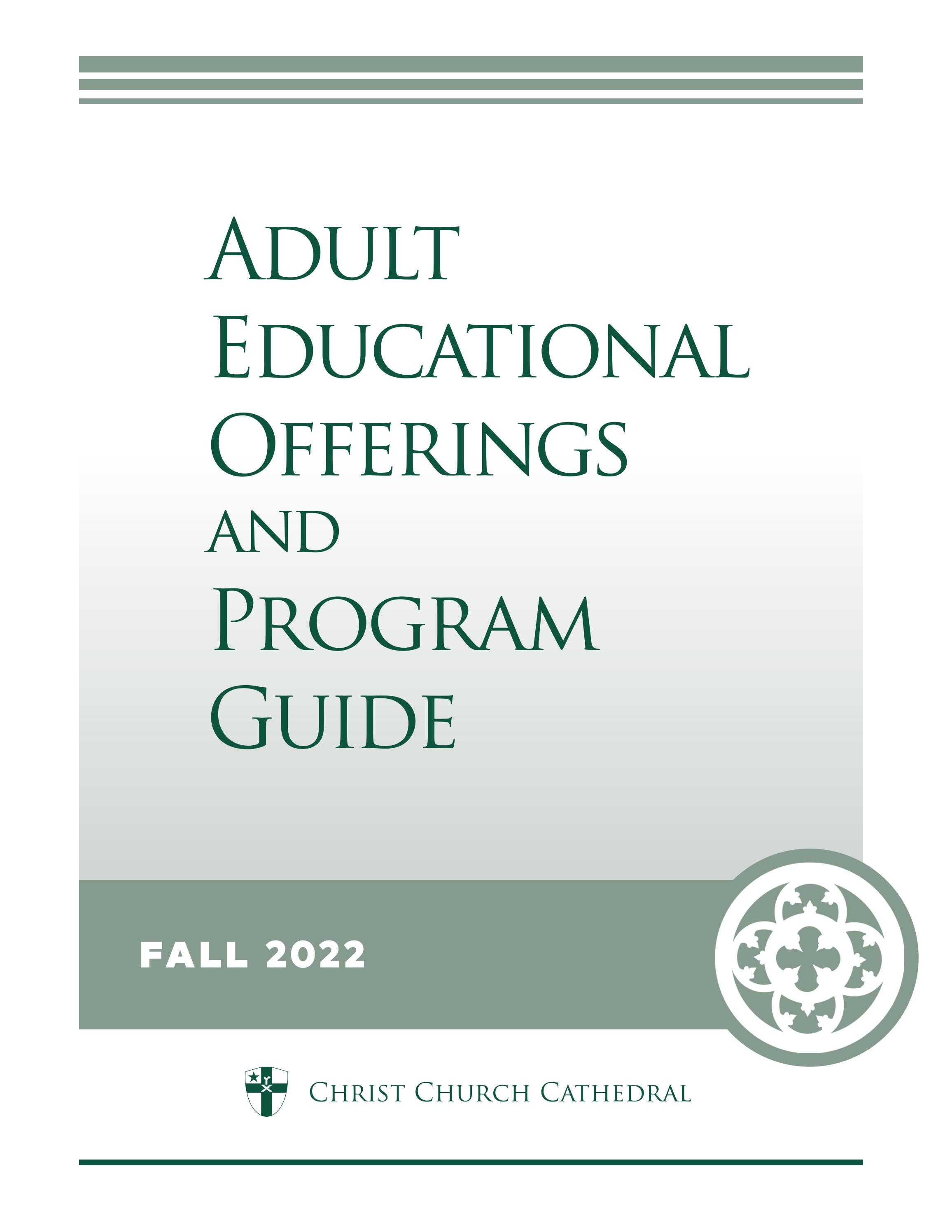 Fall 2022 Program Guide by Christ Church Cathedral - Issuu