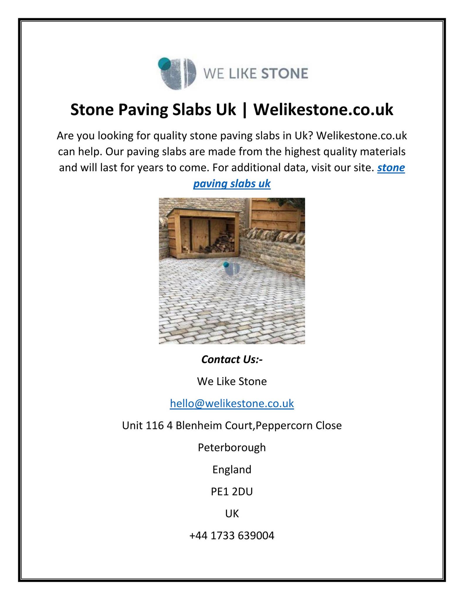 Stone Paving Slabs Uk | Welikestone.co.uk by We Like Stone - Issuu