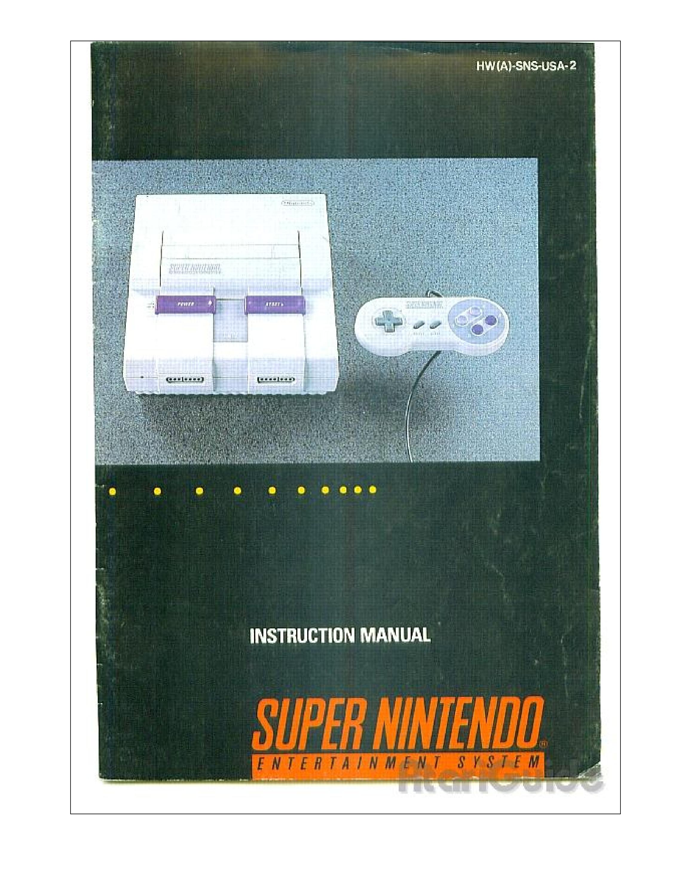 Manual de Consola Super Nintendo (US) by Historia y Arqueología - Issuu