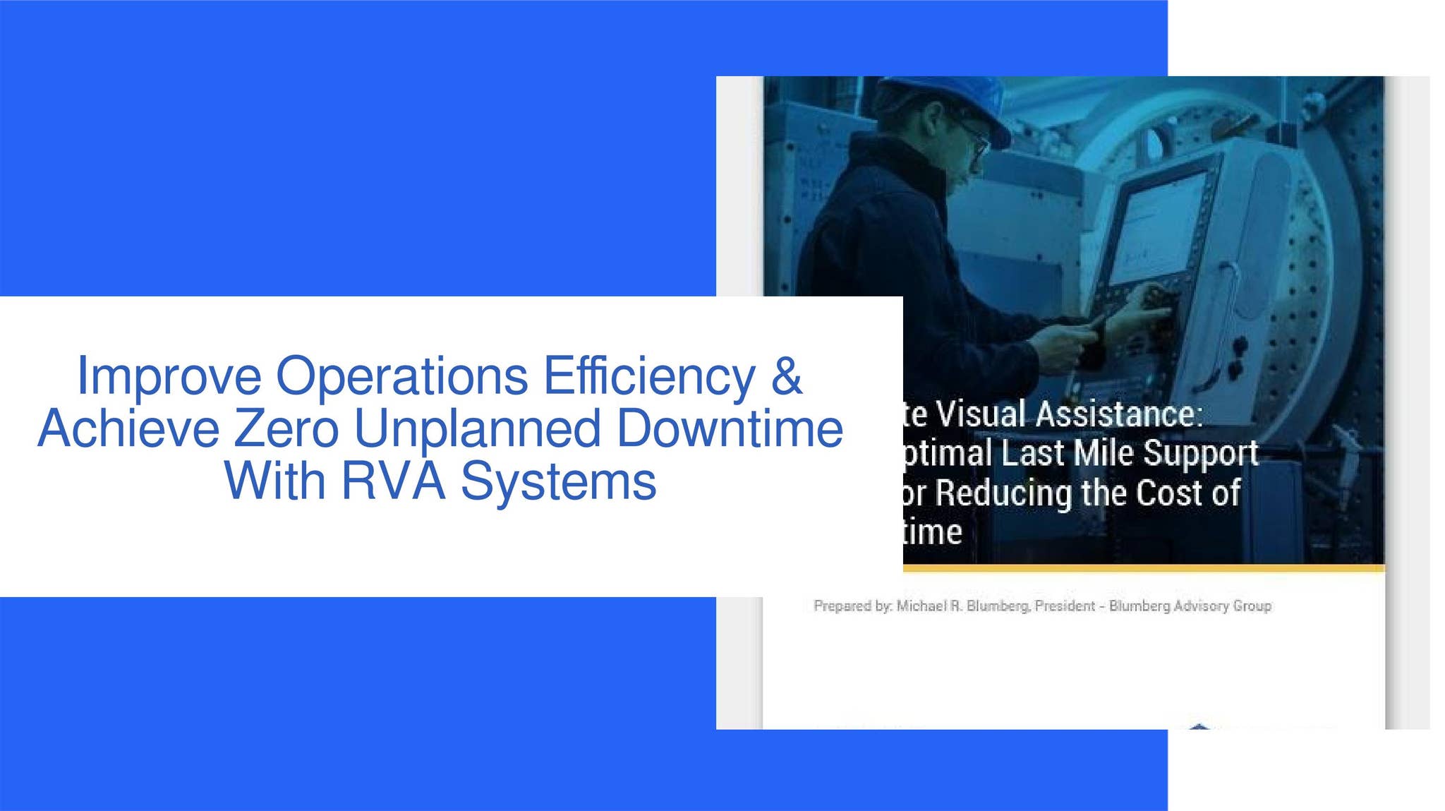 Improve Operations Efficiency & Achieve Zero Unplanned Downtime With ...
