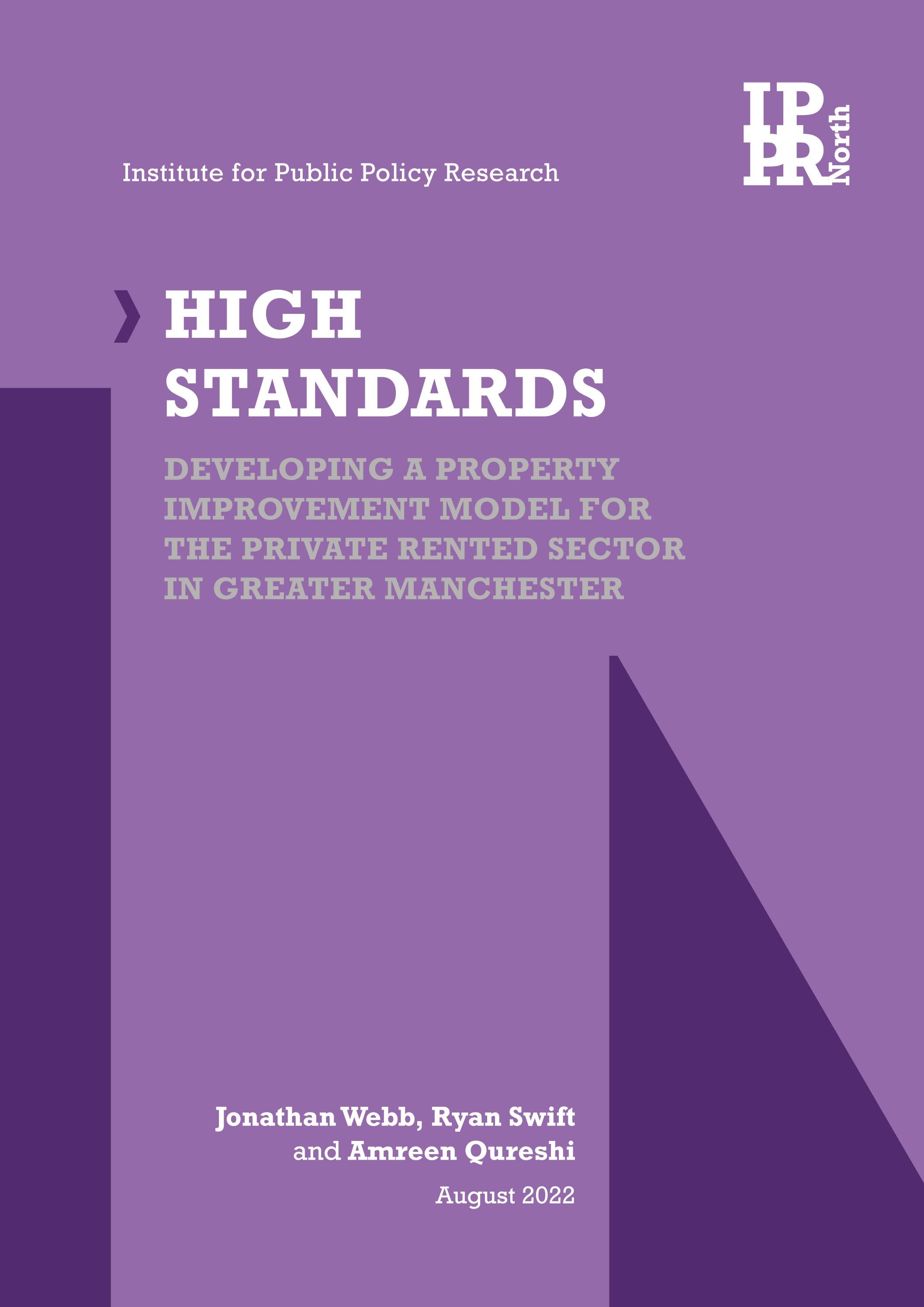 High standards: Developing a property improvement model for the PRS in ...