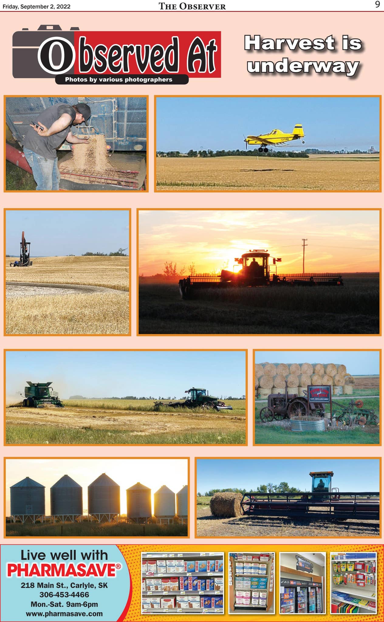 The Observer September 2, 2022 - Observed At by Carlyle Observer - Issuu