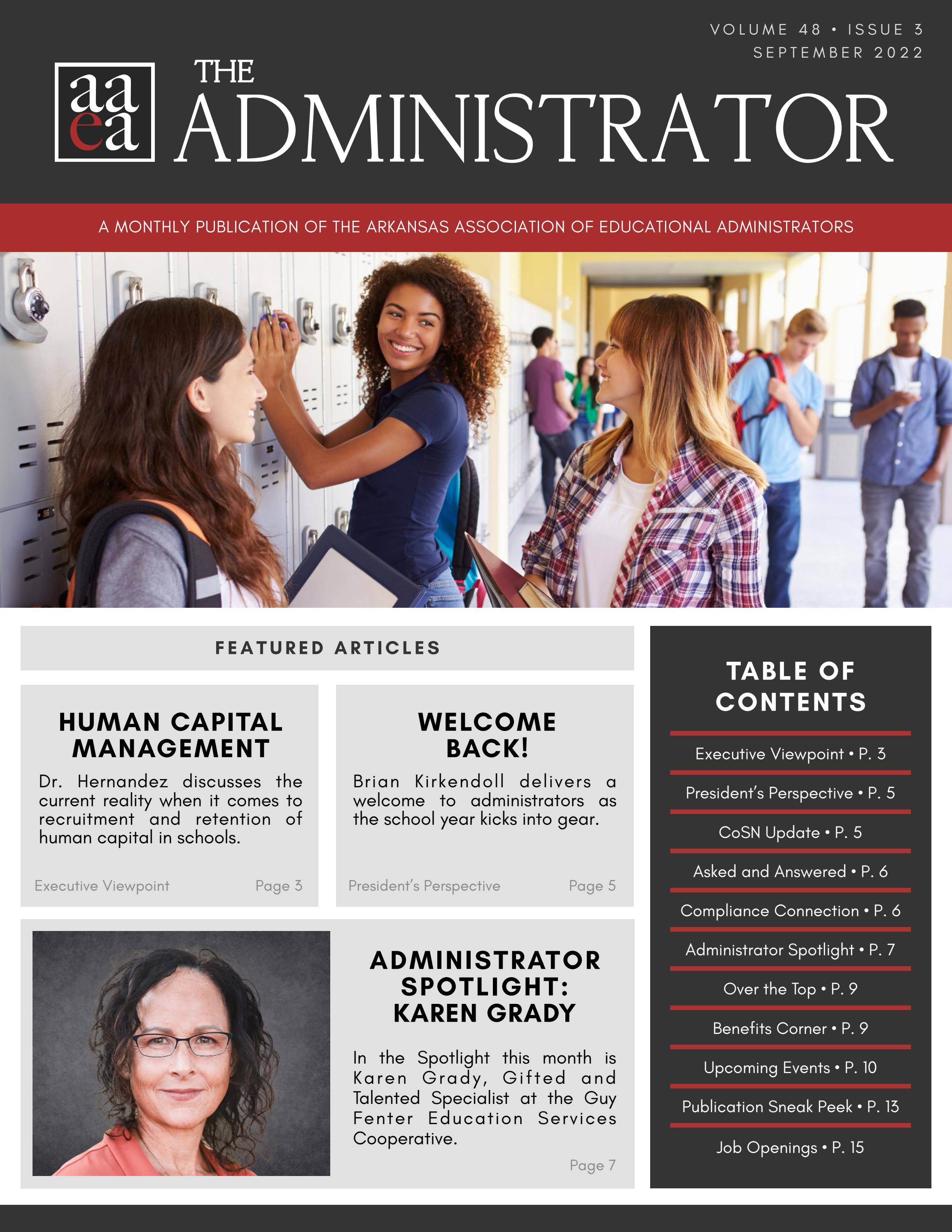 The Administrator Newsletter- September 2022 by theaaea - Issuu
