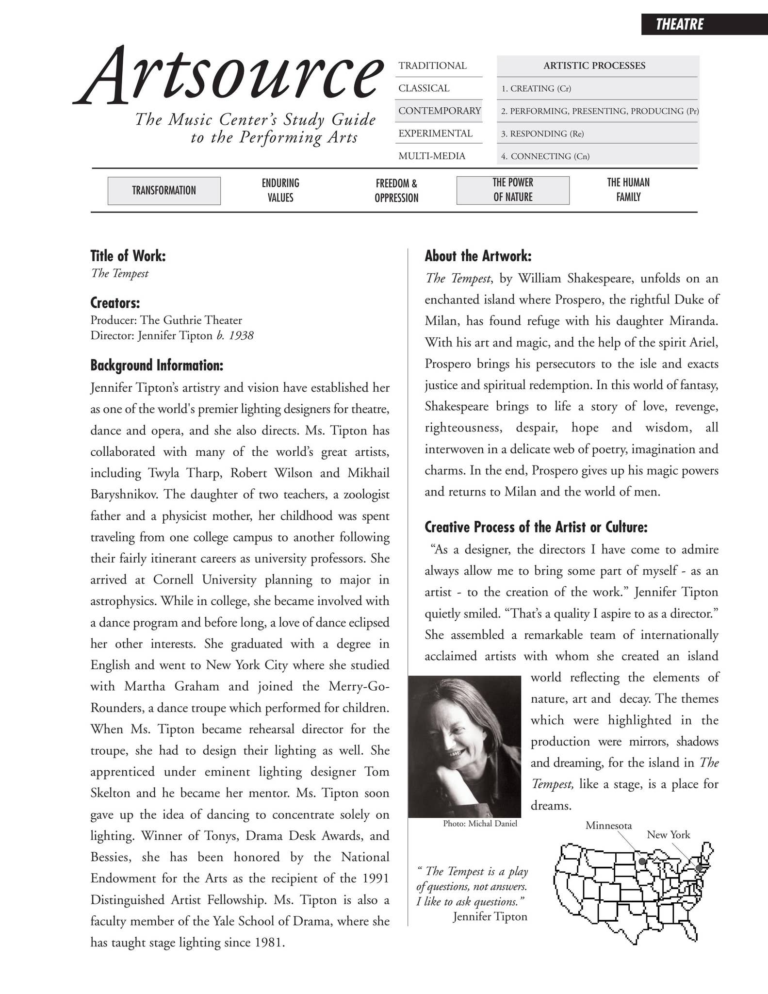 Artsource - Jennifer Tipton by The Music Center - Issuu