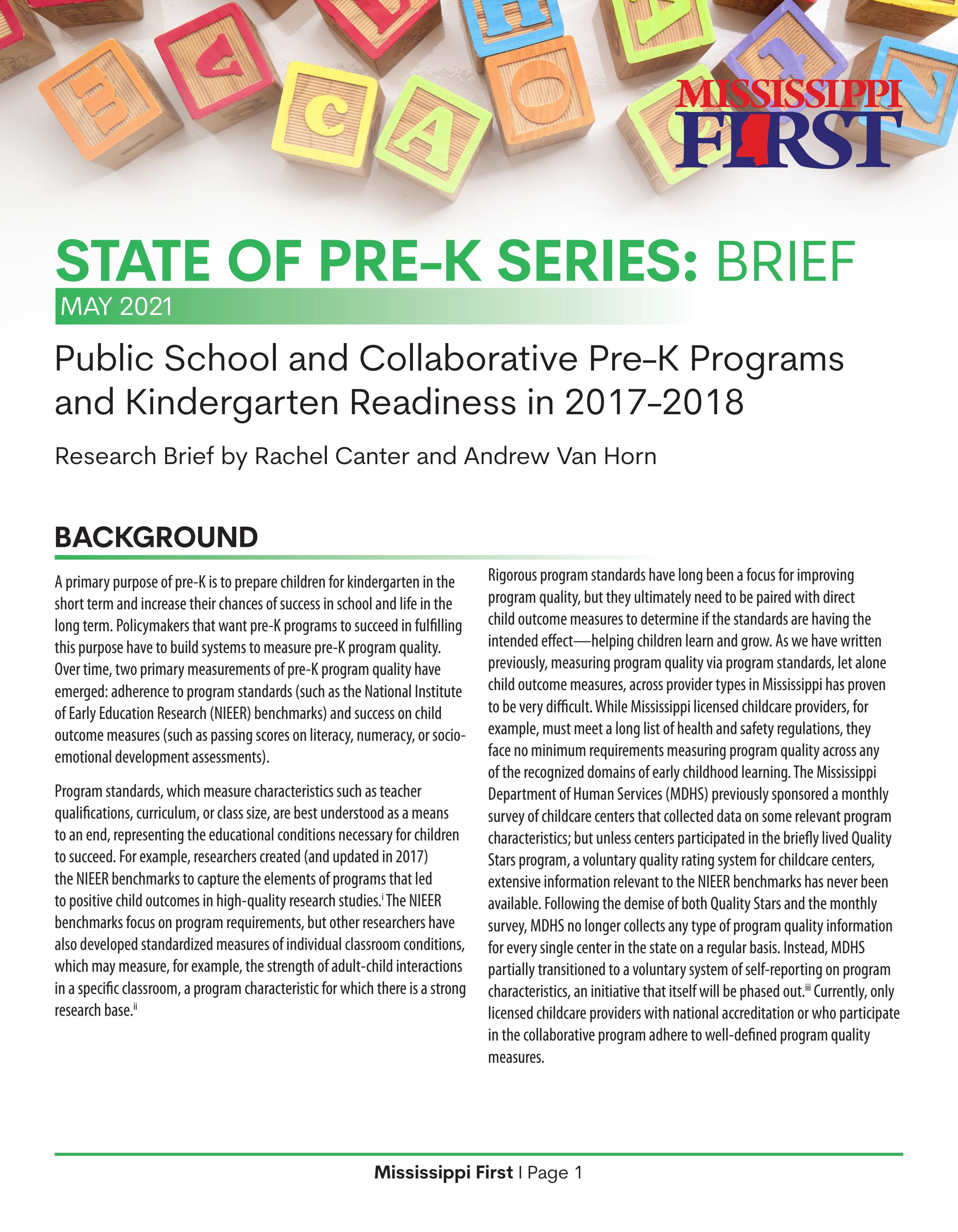 2021 State Of Pre K Public School And Collaborative Pre K Programs And 2021 State Of Pre K Public School And Collaborative Pre K Programs And