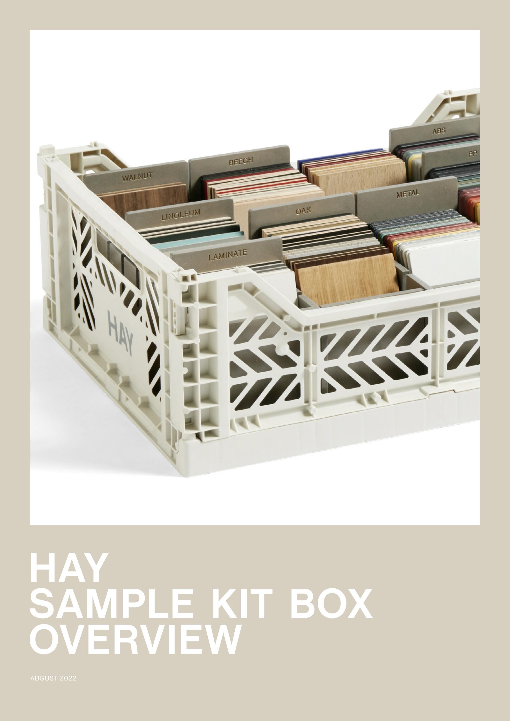 HAY Sample Kit Box Overview by HAY Denmark - Issuu