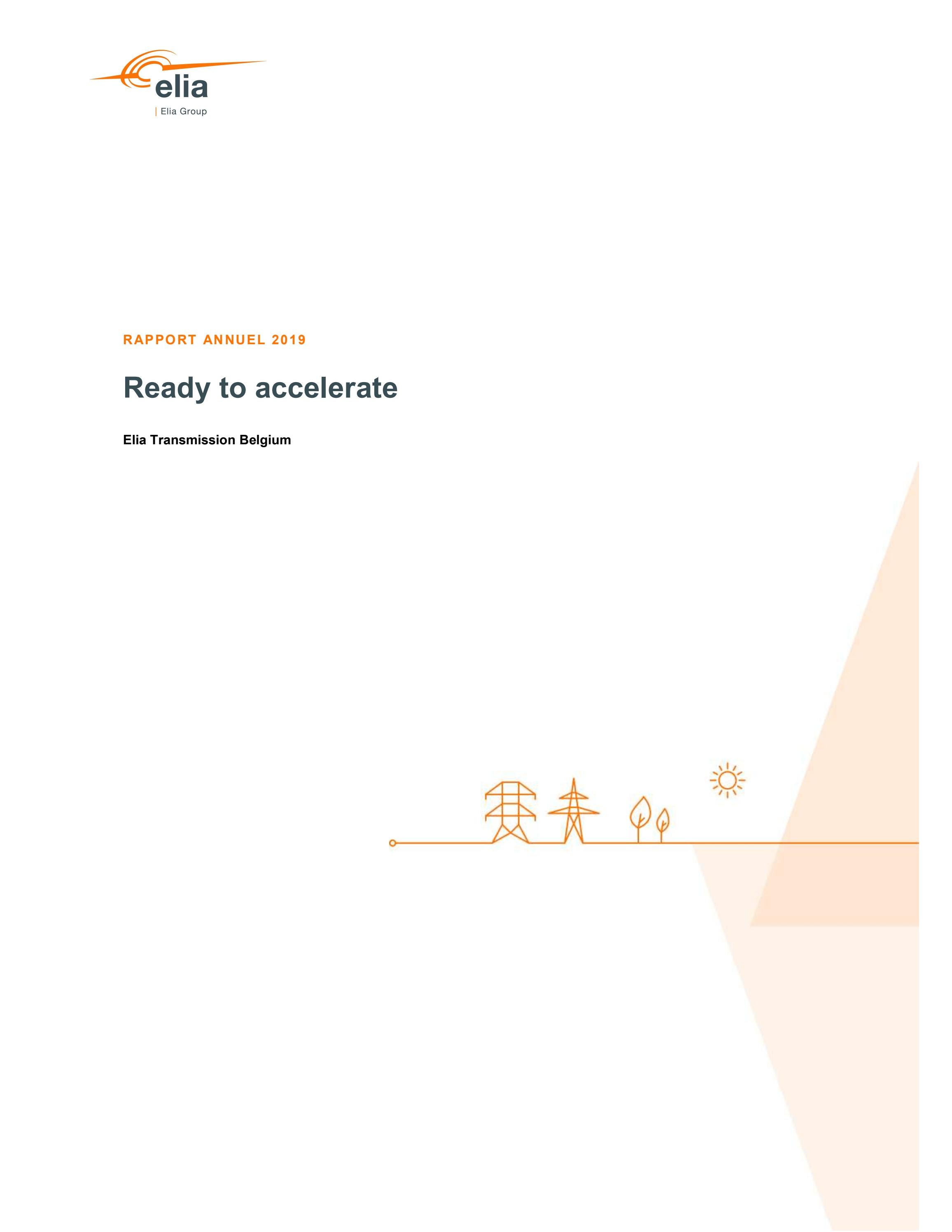 Elia Transmission Belgium Rapport Annuel 2019 by eliagroup - Issuu