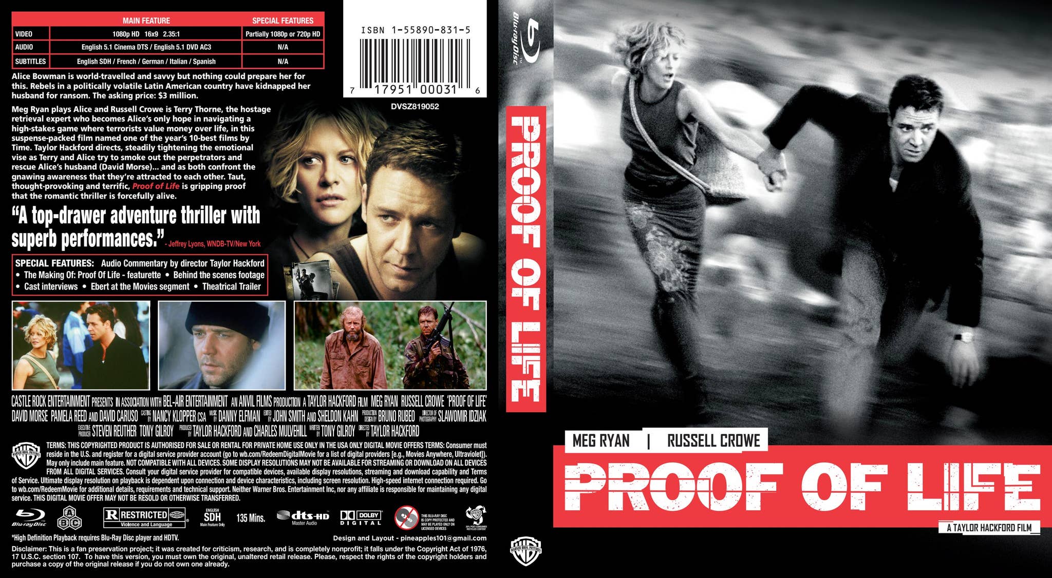 Proof of Life - Blu Ray Artwork by Dave Simkiss - Issuu