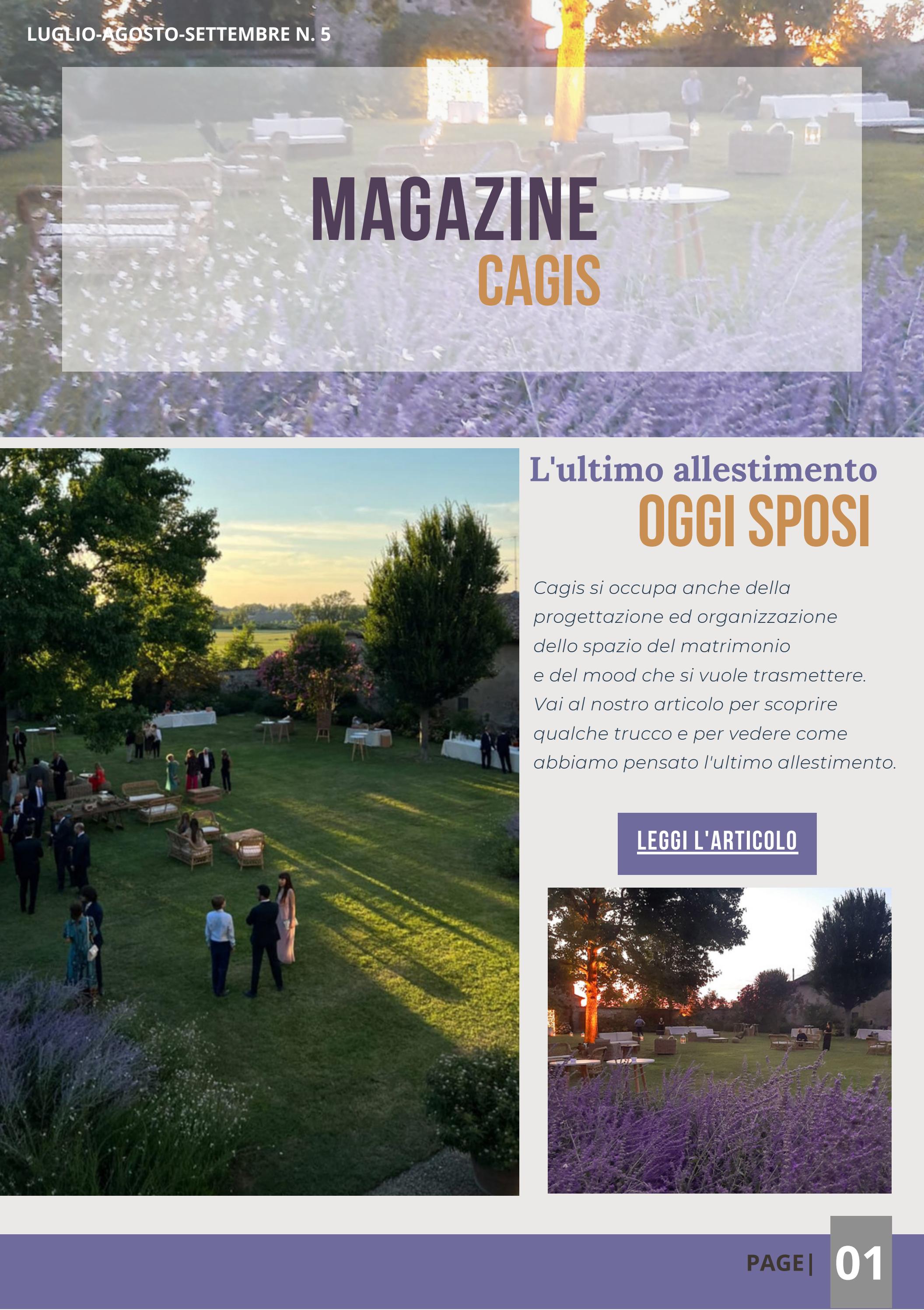 Magazine Cagis - luglio/agosto by Cagis - Issuu