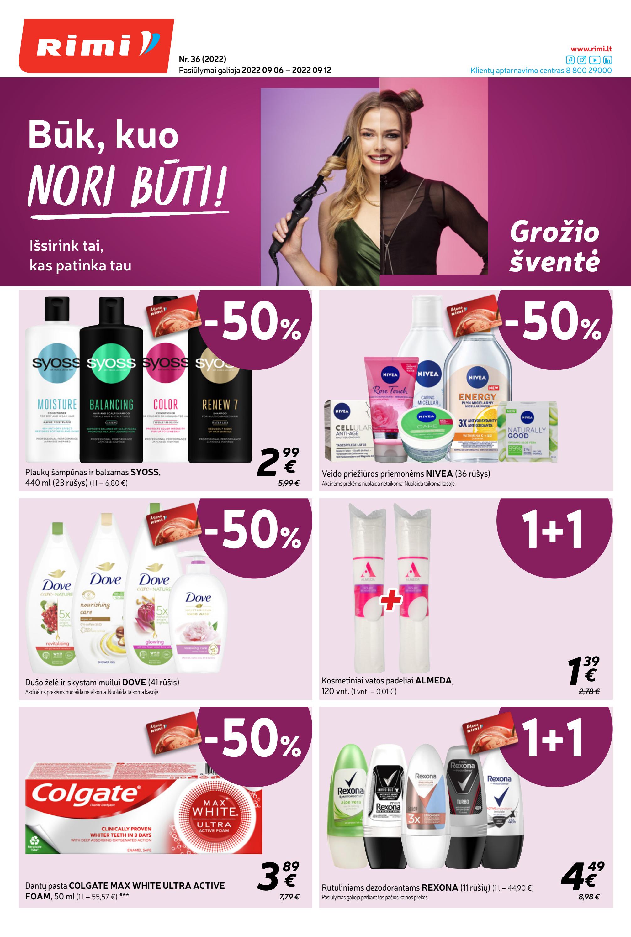 „Rimi“ savaitinis leidinys Nr. 36 (2022) by Rimi - Issuu