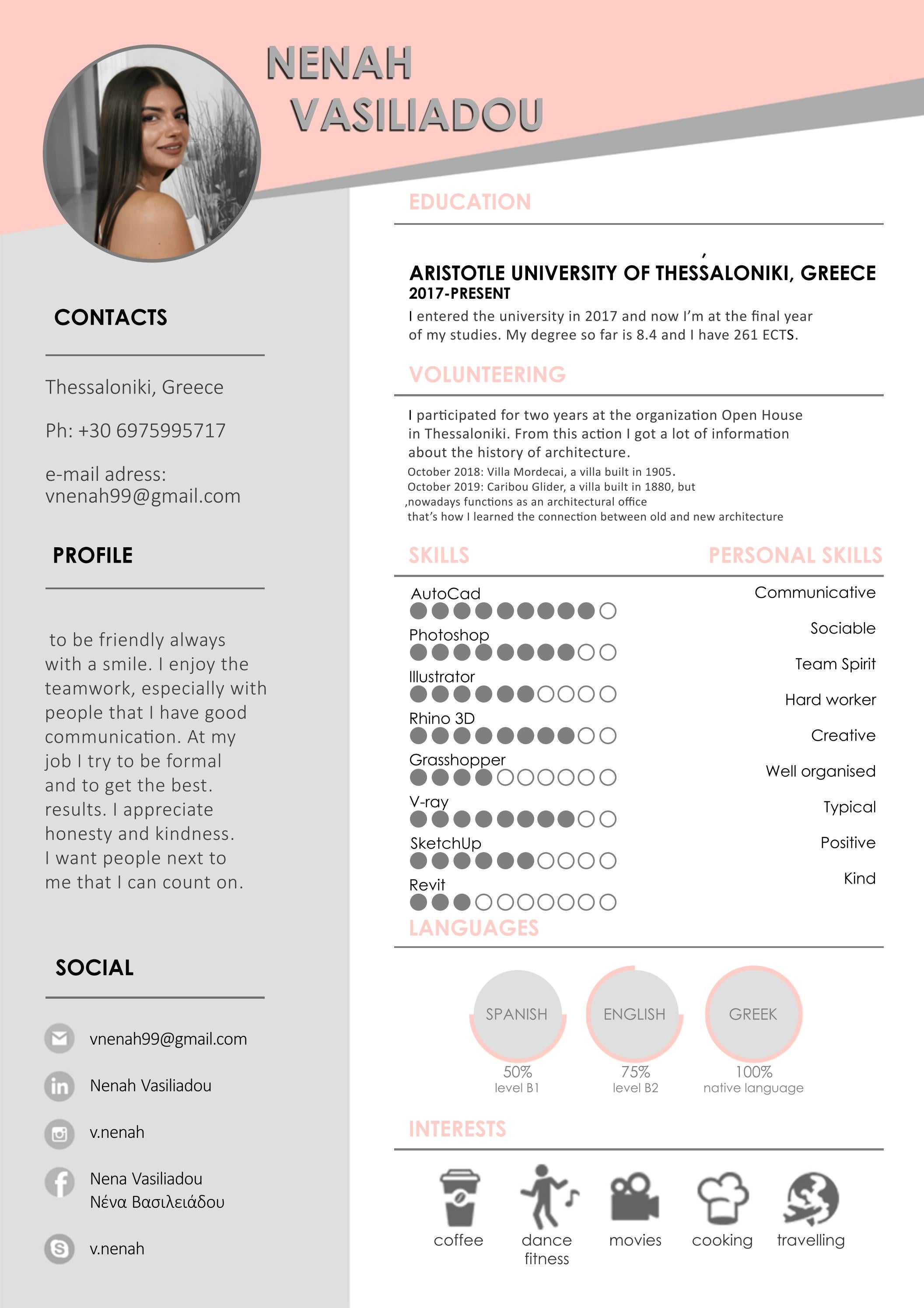 RESUME - VASILIADOU NENAH by Nenah Vasiliadou - Issuu