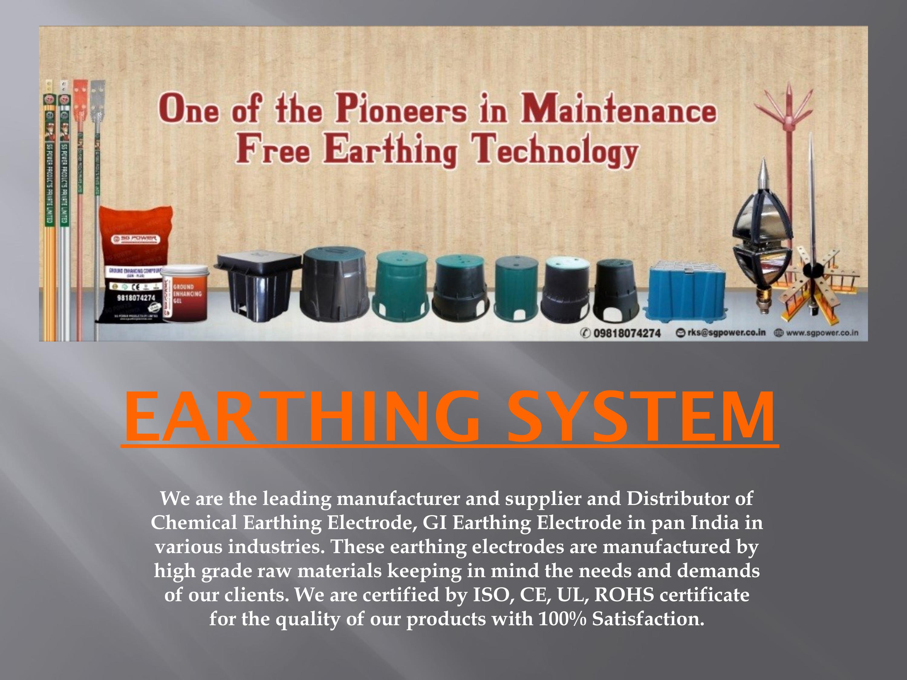 Earthing System by SG Earthing - Issuu