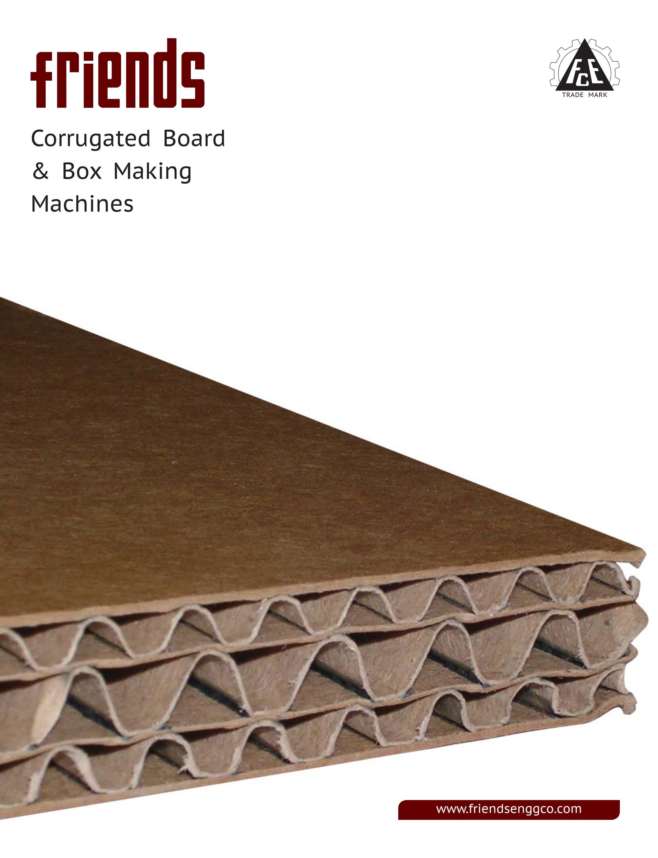 Corrugated Board & Box Making Machines | Friends Engineering Company by ...