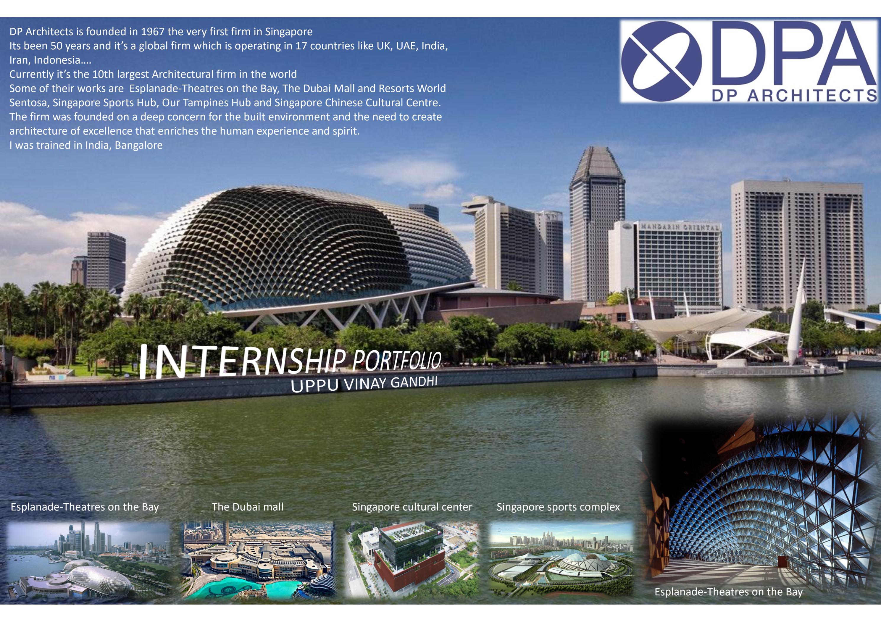 Internship portfolio at DP Architects by vinaygandhi05 - Issuu