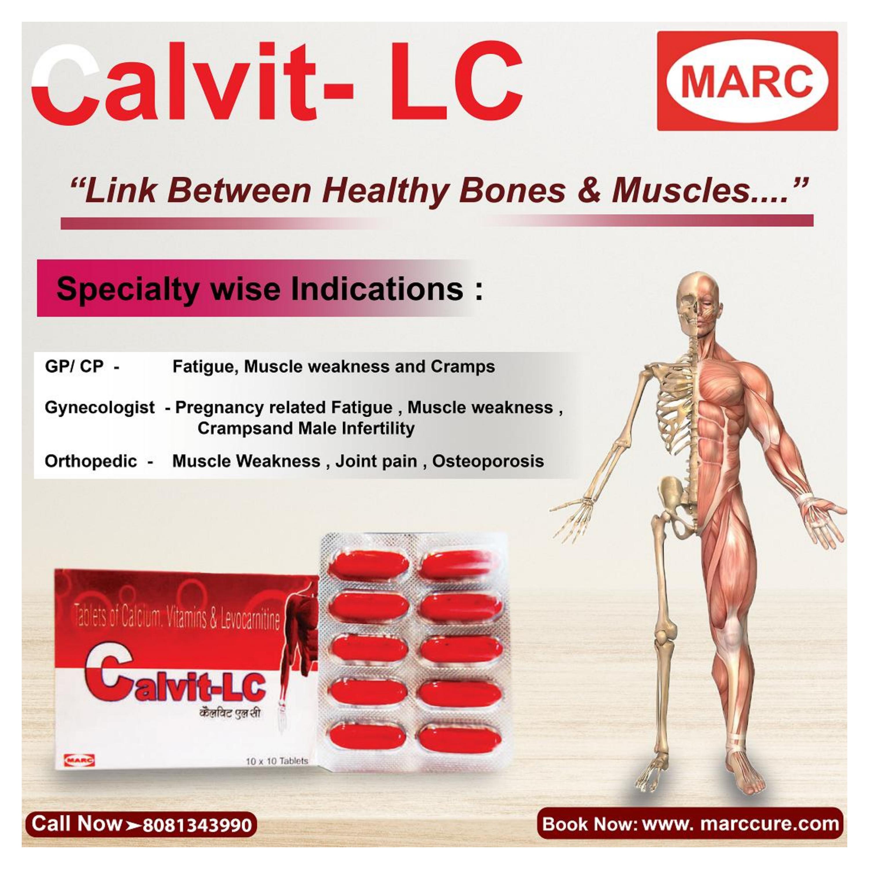 Calvit LC | Healthy Bones and Muscles | Marc Laboratories Ltd by Marc ...