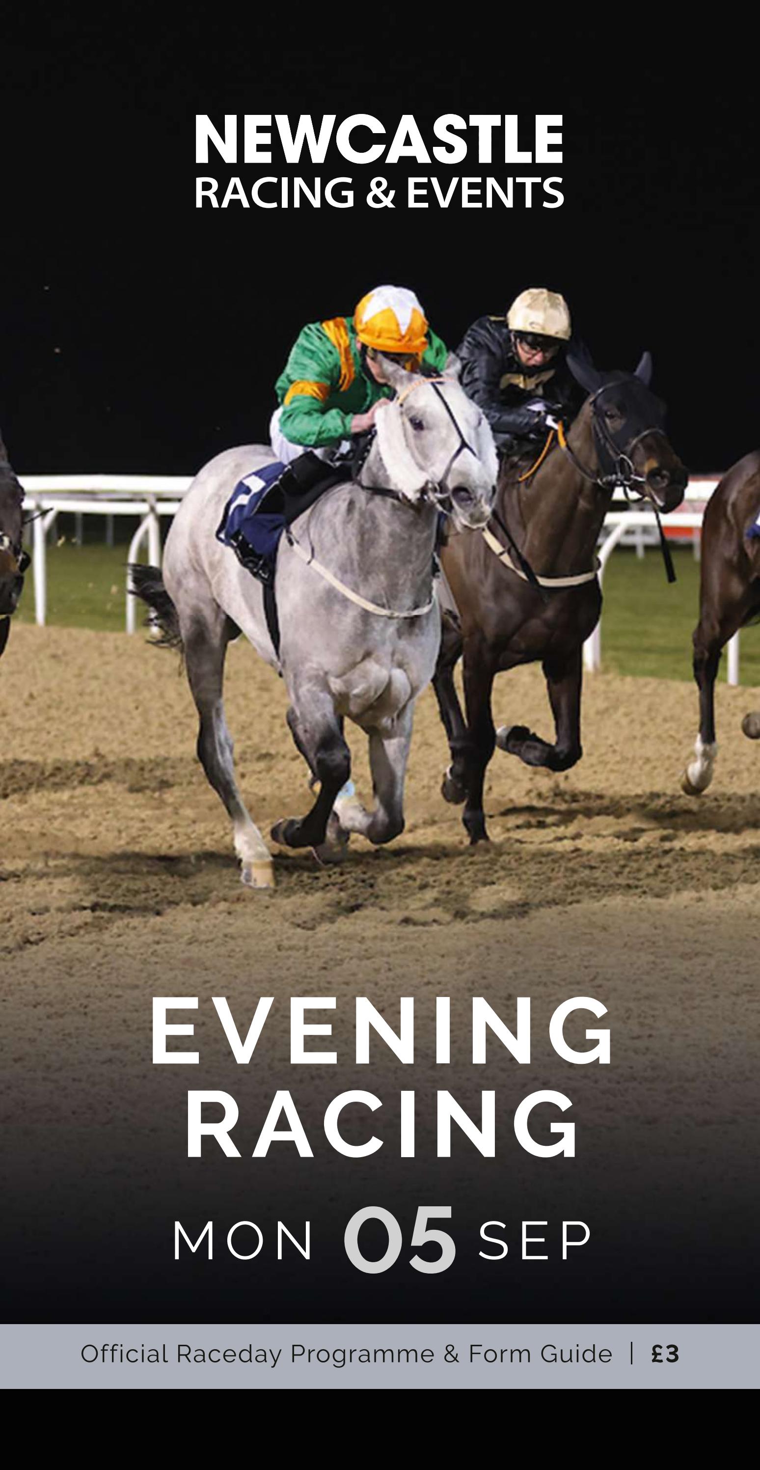 Newcastle Racecard - Monday 5th September by Arena Racing Company - Issuu