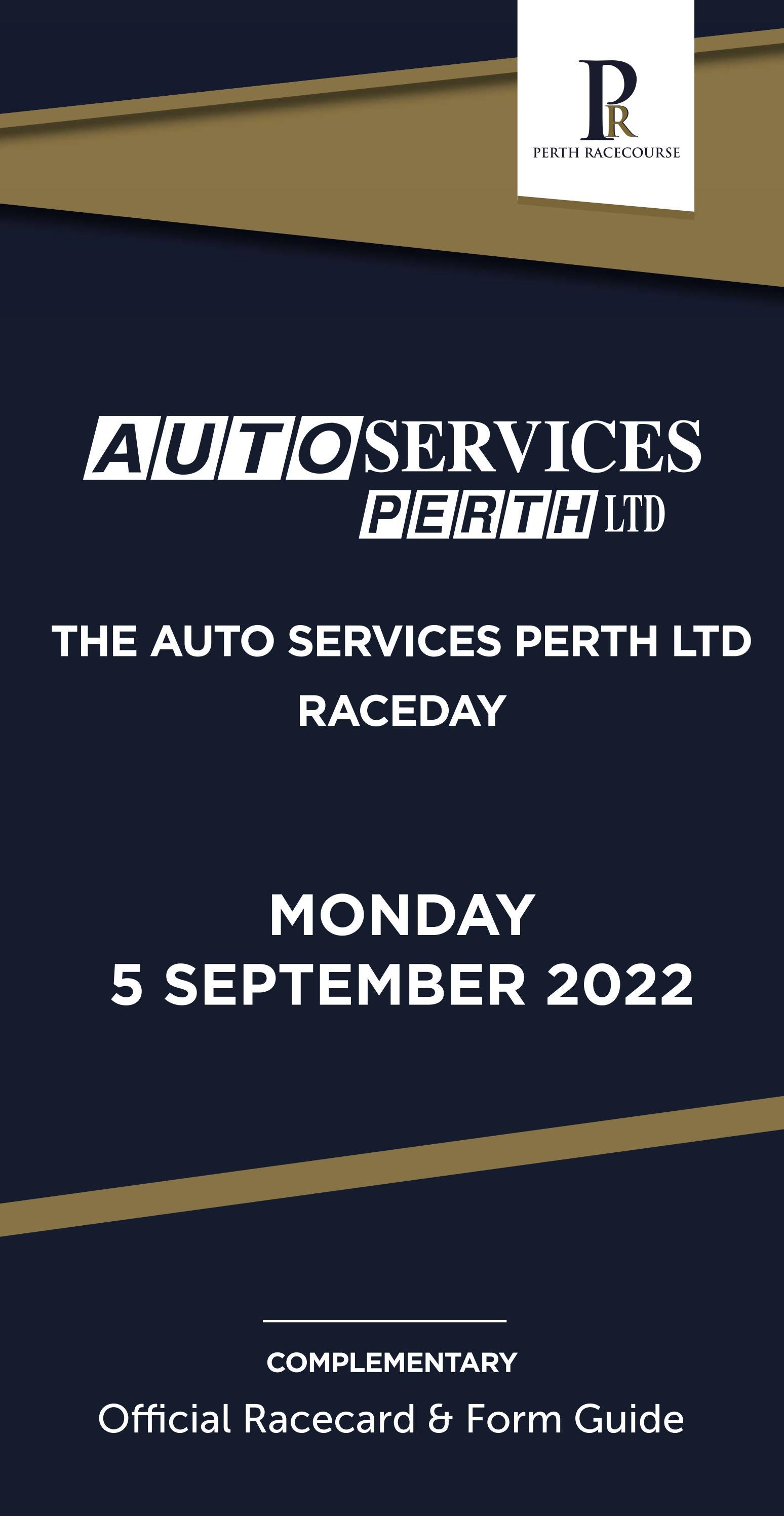 Perth Racecard - Monday 5th September by Weatherbys - Issuu