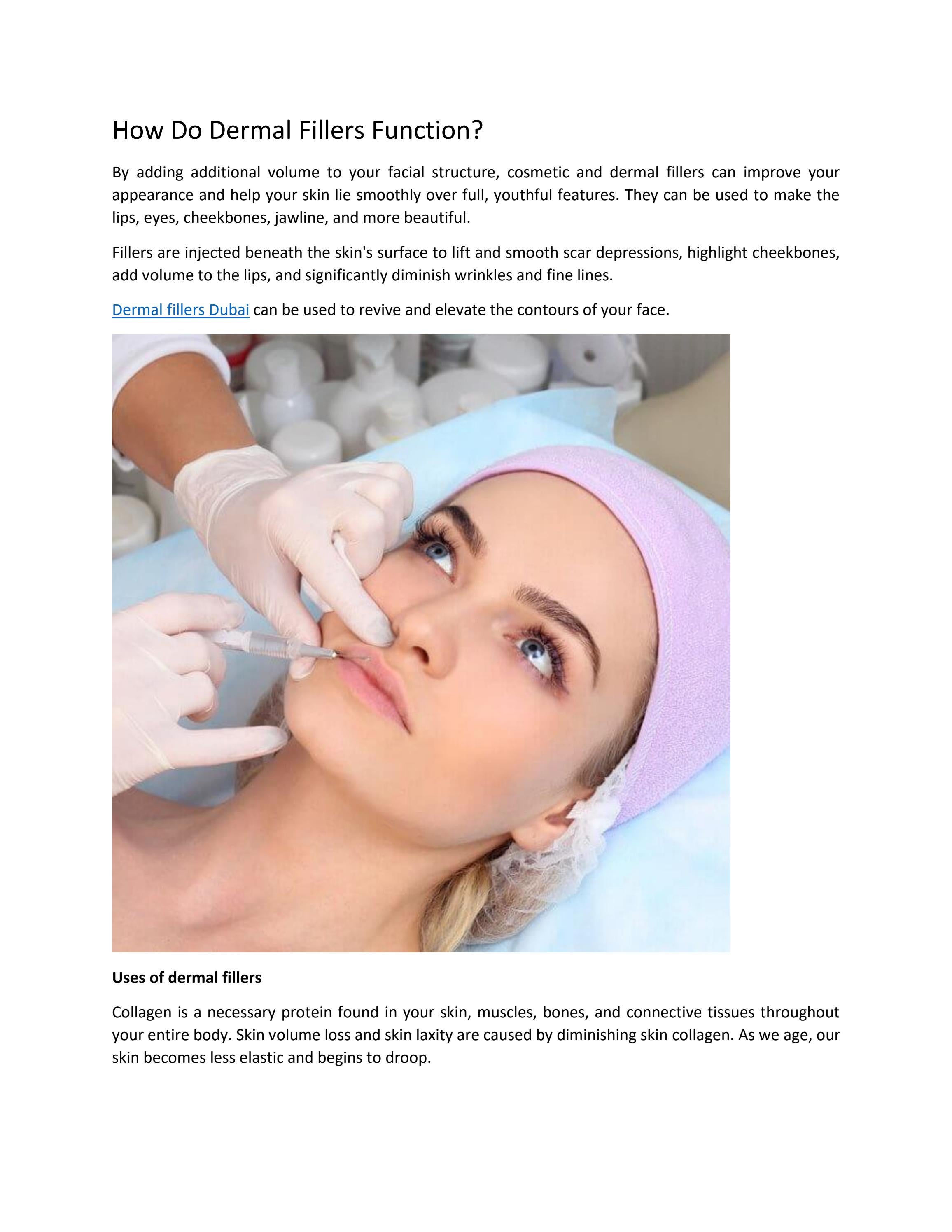 How Do Dermal Fillers Function? by stevenpcall - Issuu