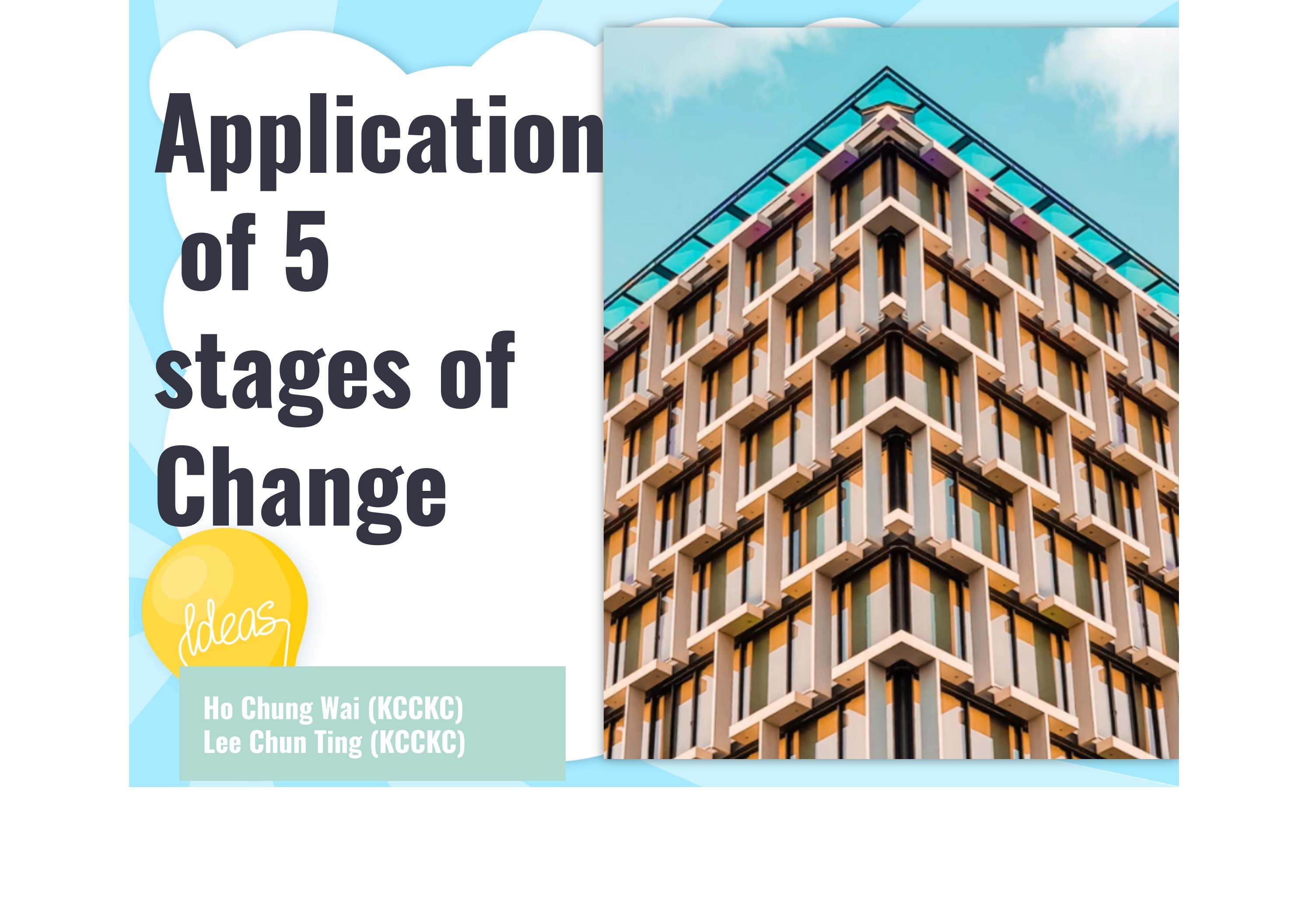 Application of 5 stages of change - Mentorship Learning Community 2021 ...
