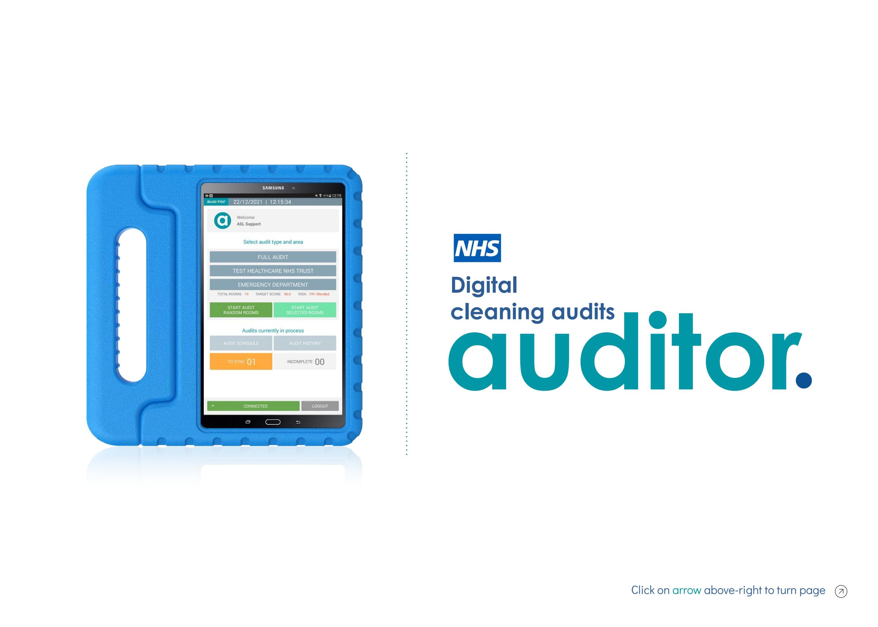 AUDITOR - NHS CLEANING AUDIT SYSTEM by ambisoft - Issuu