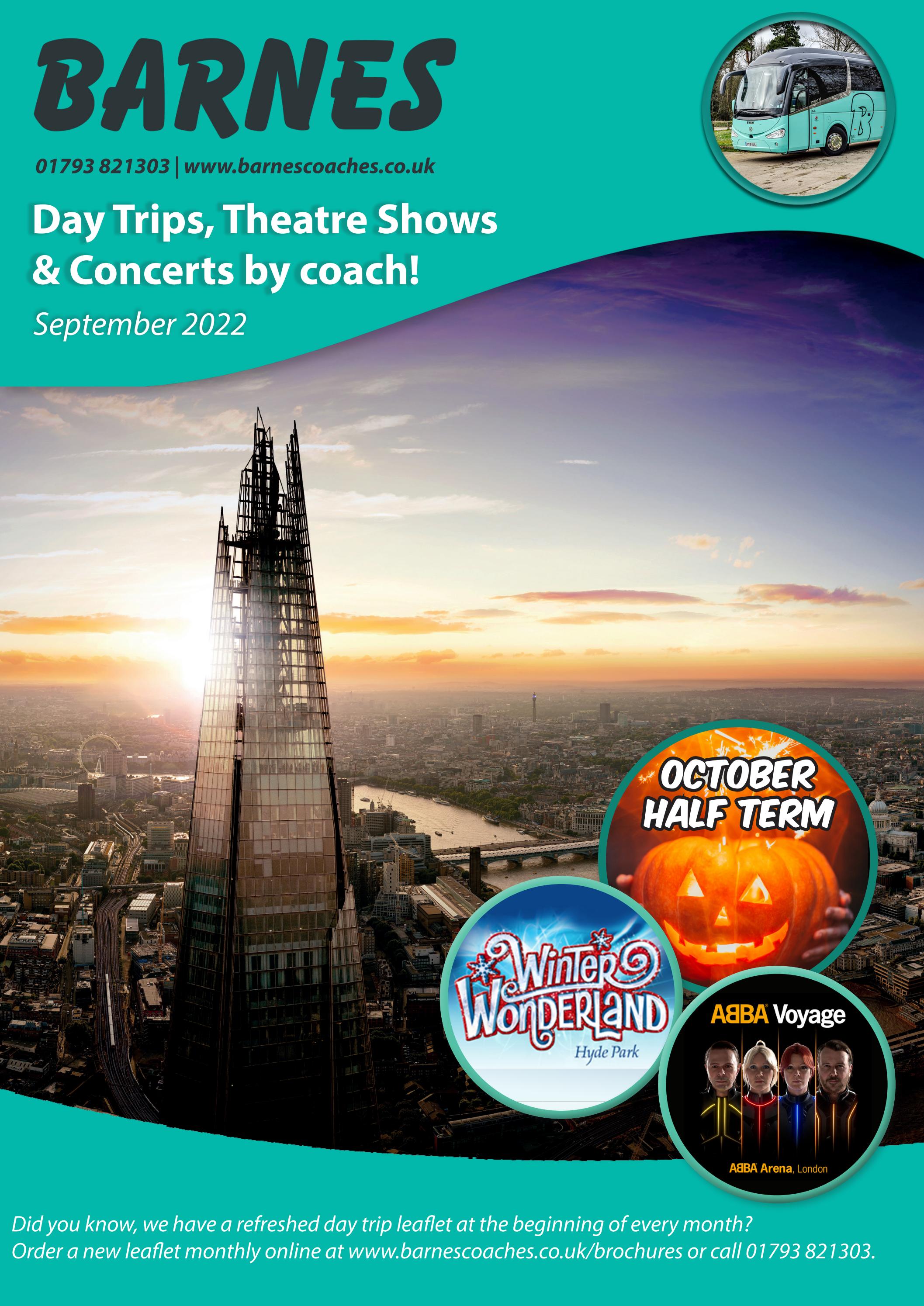 Barnes Coaches Day Trip Brochure - September 2022 Issue by Barnes ...