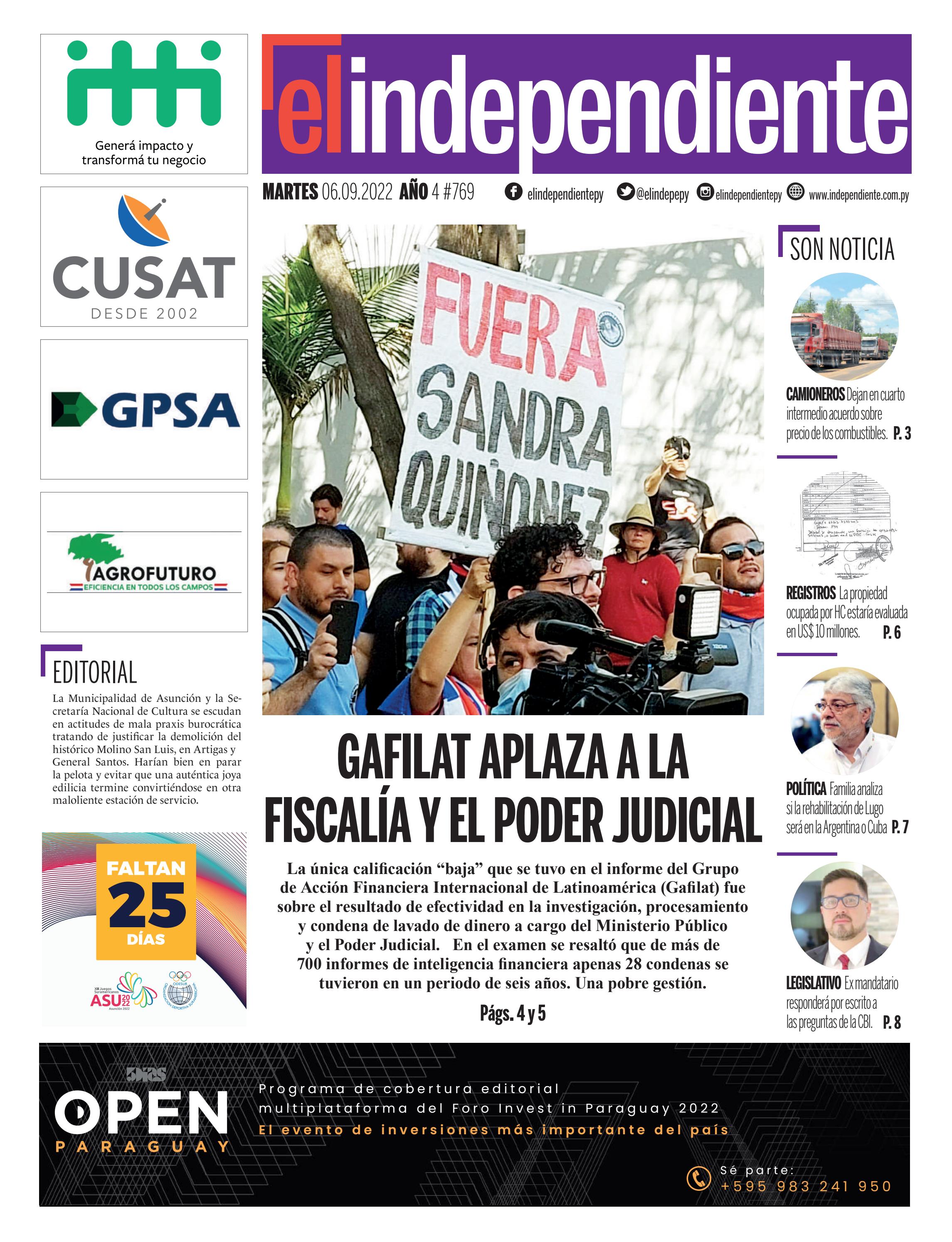 El Independiente Edición 06-09-2022 by Editorial de Negocios S.A. - Issuu