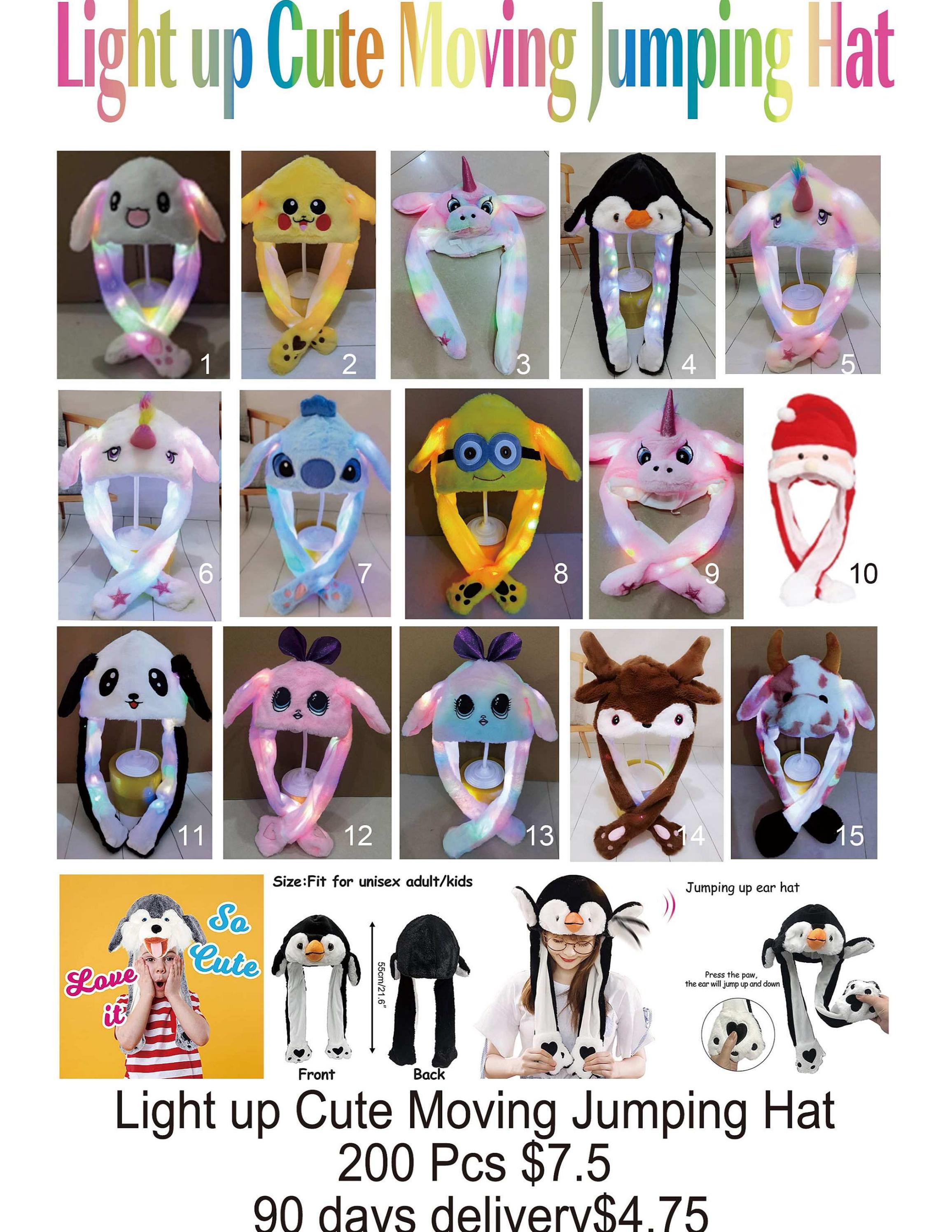 Ligh up Cute Moving Jumping Hats by PukaCreations.com - Issuu