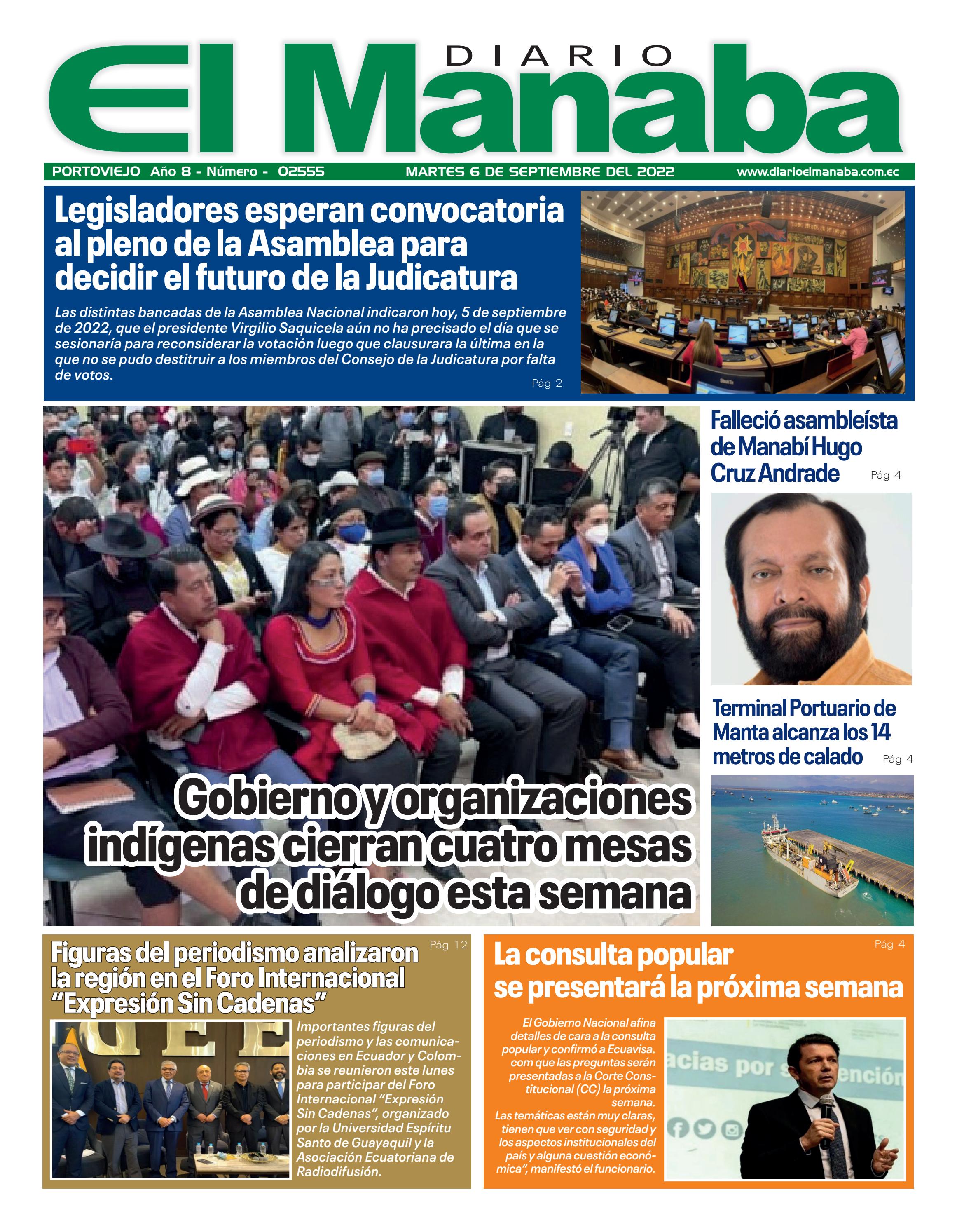 MARTES 6 DE SEPTIEMBRE DEL 2022 by El Manaba - Issuu