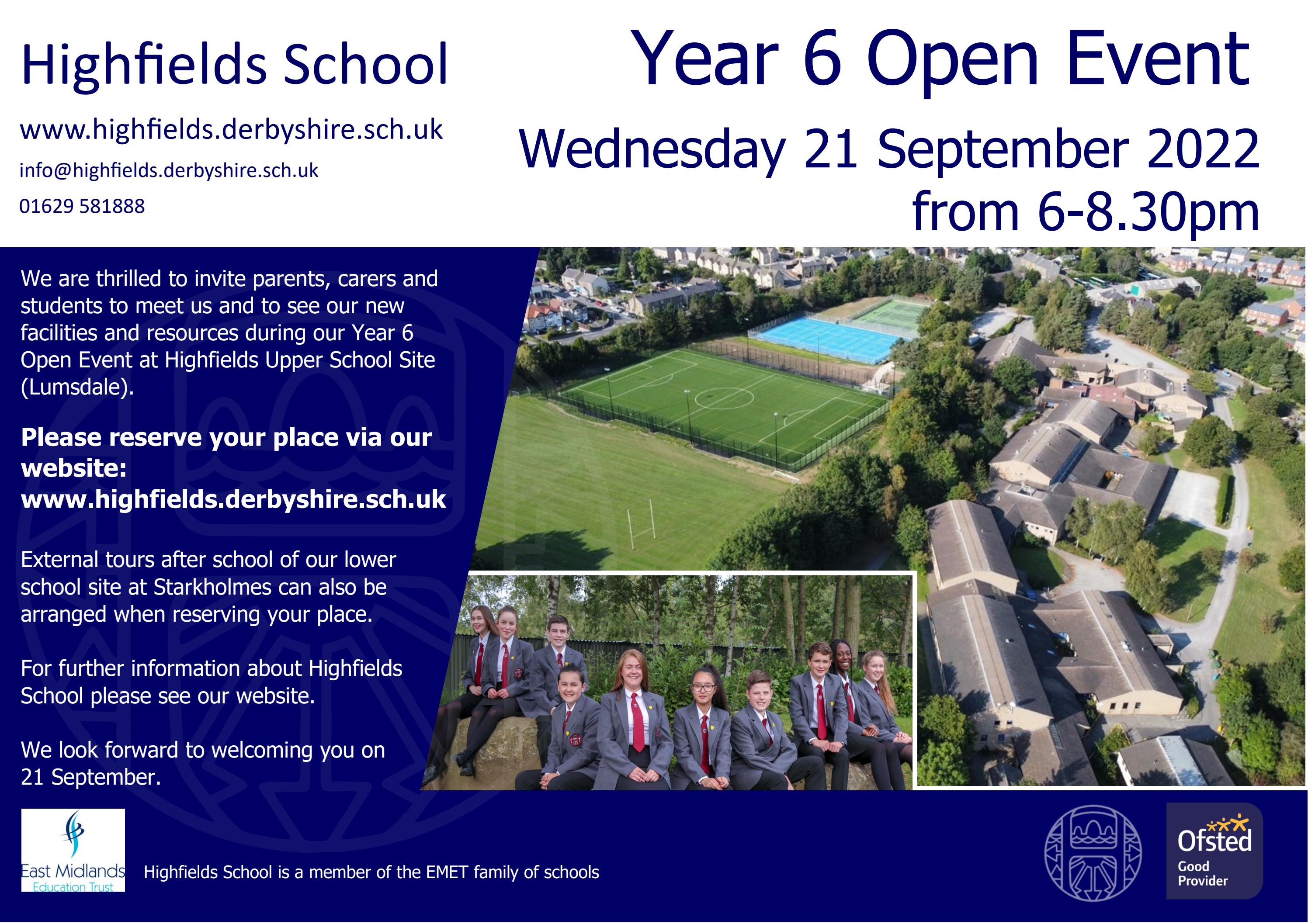 Year 6 Open Event by Highfields School - Issuu