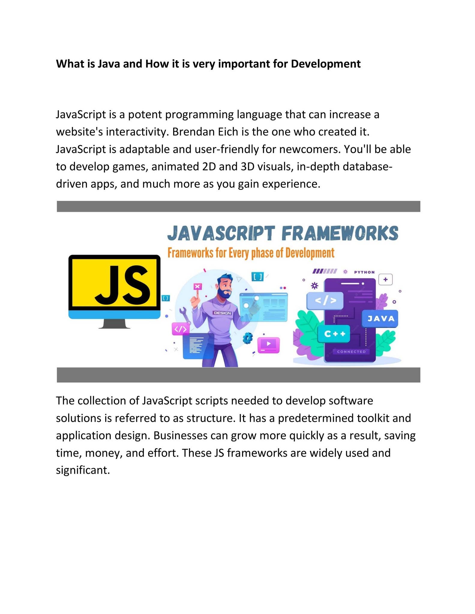 Javascript - Best Java Development Company in India by raviwemonde - Issuu