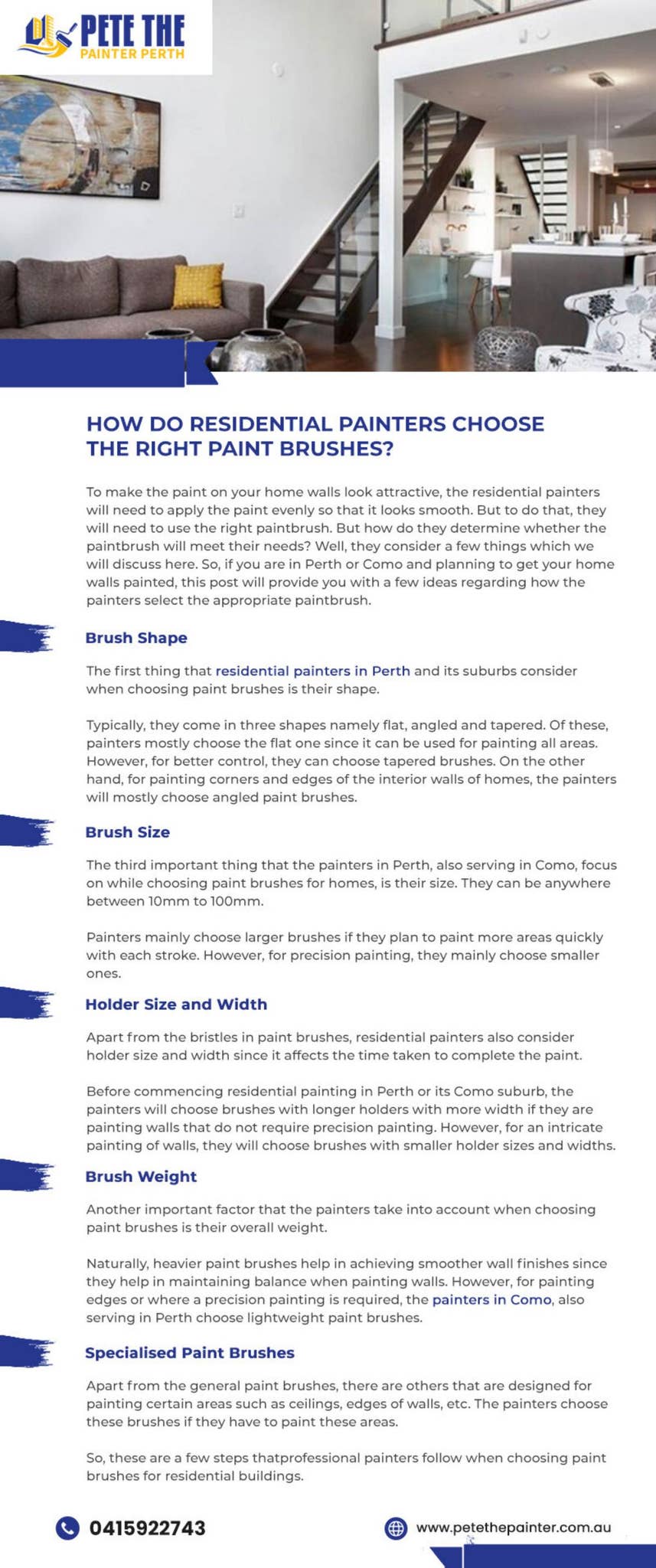 How Do Residential Painters Choose the Right Paint Brushes? by Pete The ...