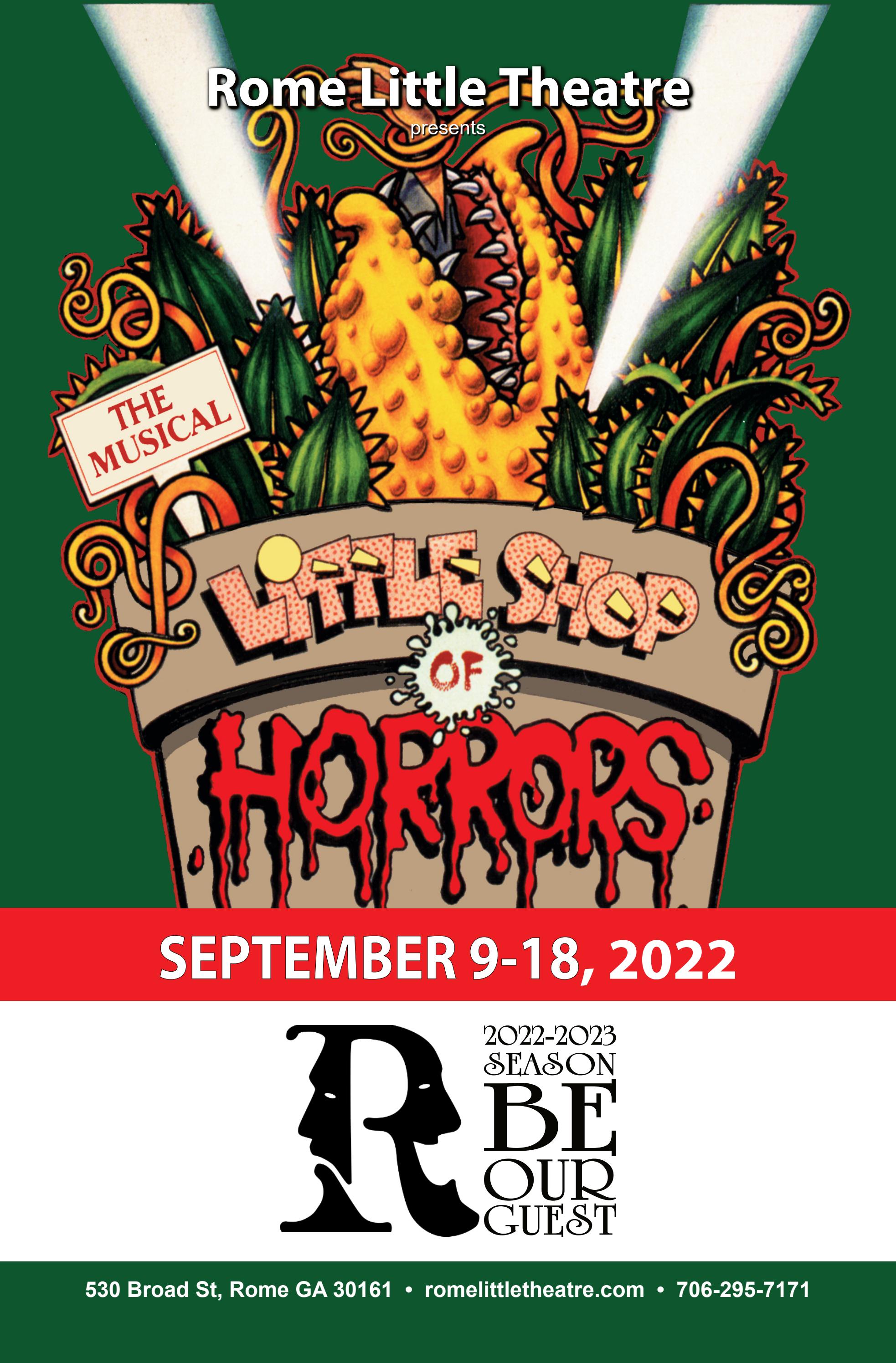 Rome Little Theatre presents Little Shop of Horrors by Rome ...