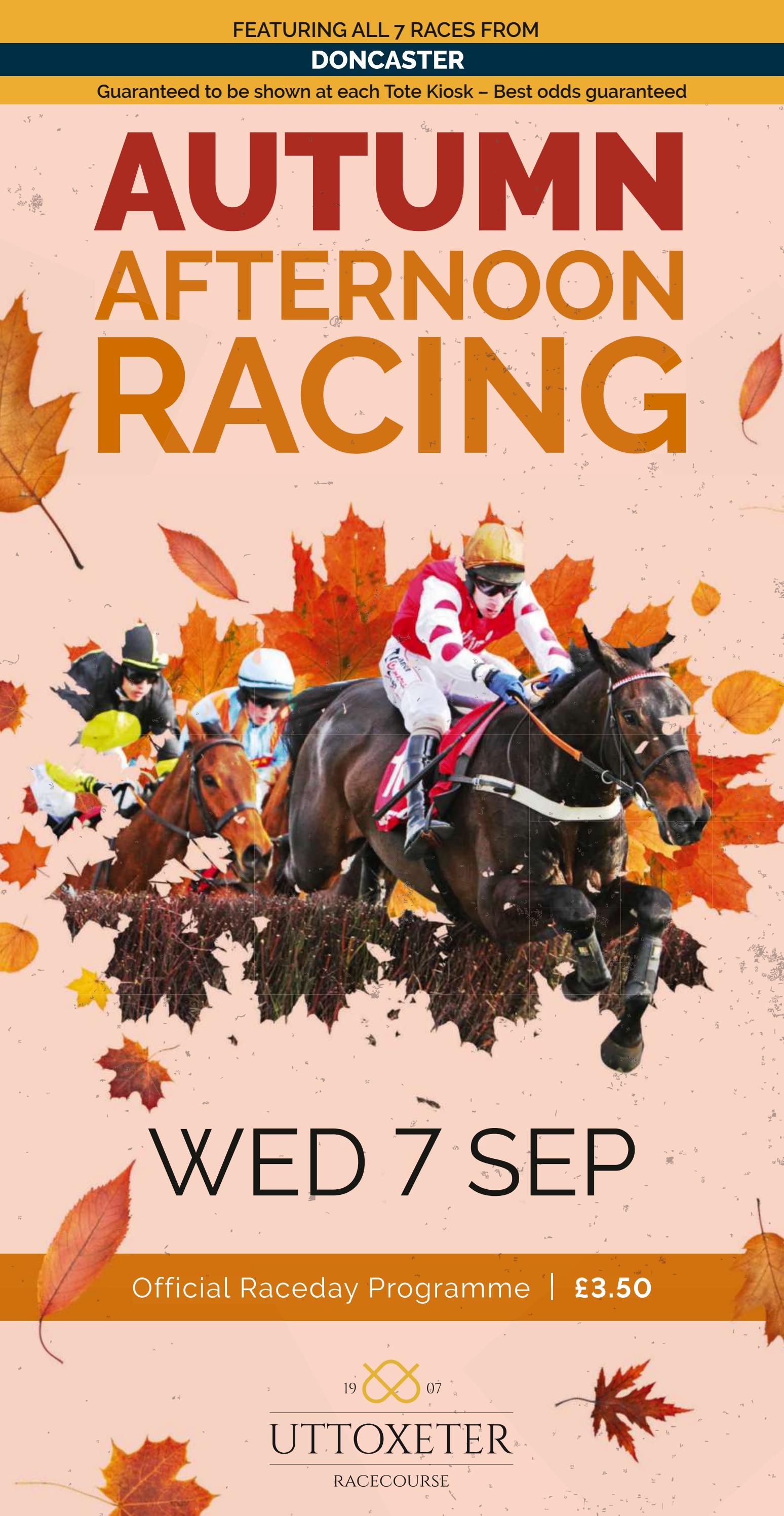 Uttoxeter Racecard Wednesday 7th September By Arena Racing Company Uttoxeter Racecard Wednesday 7th September By Arena Racing Company