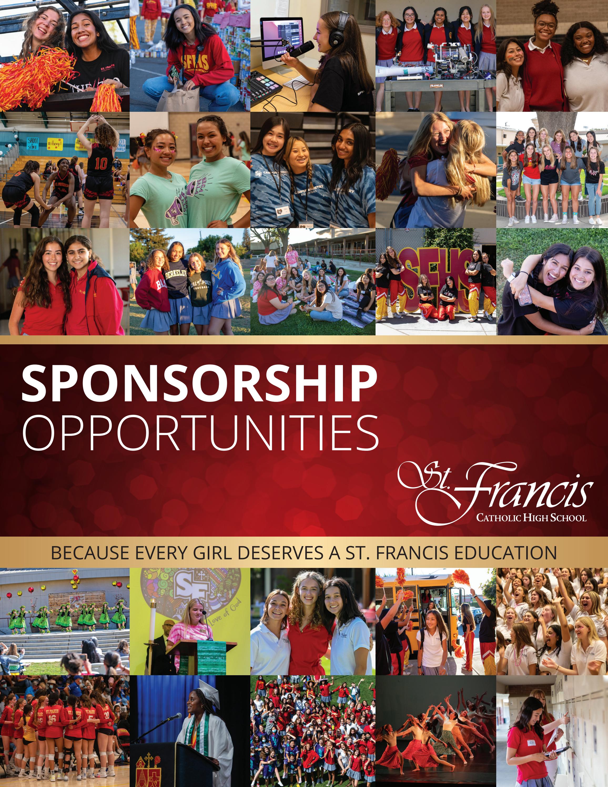 Sponsorship Opportunities 2022-23 by St. Francis High School - Issuu