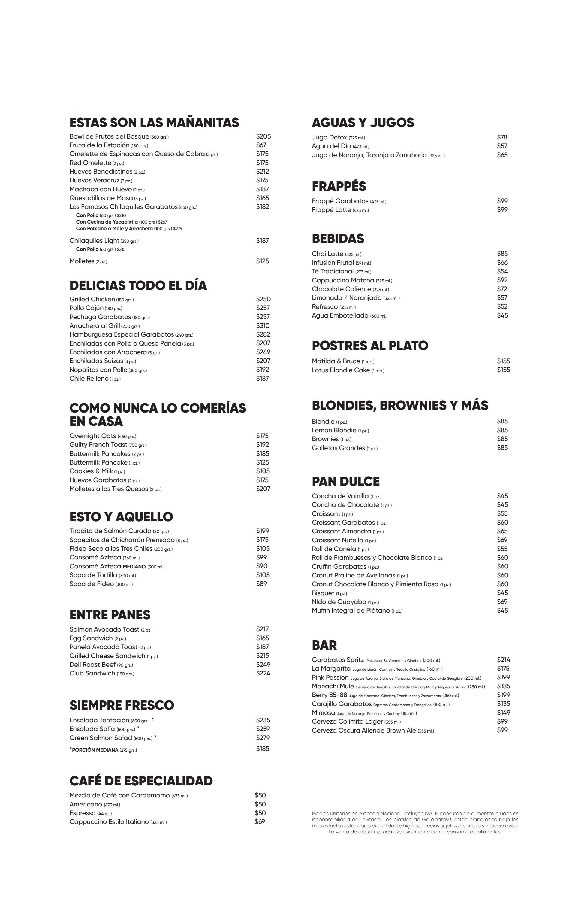 Nuevo Menu Serv Dom Reducido by Menu Garabatos - Issuu
