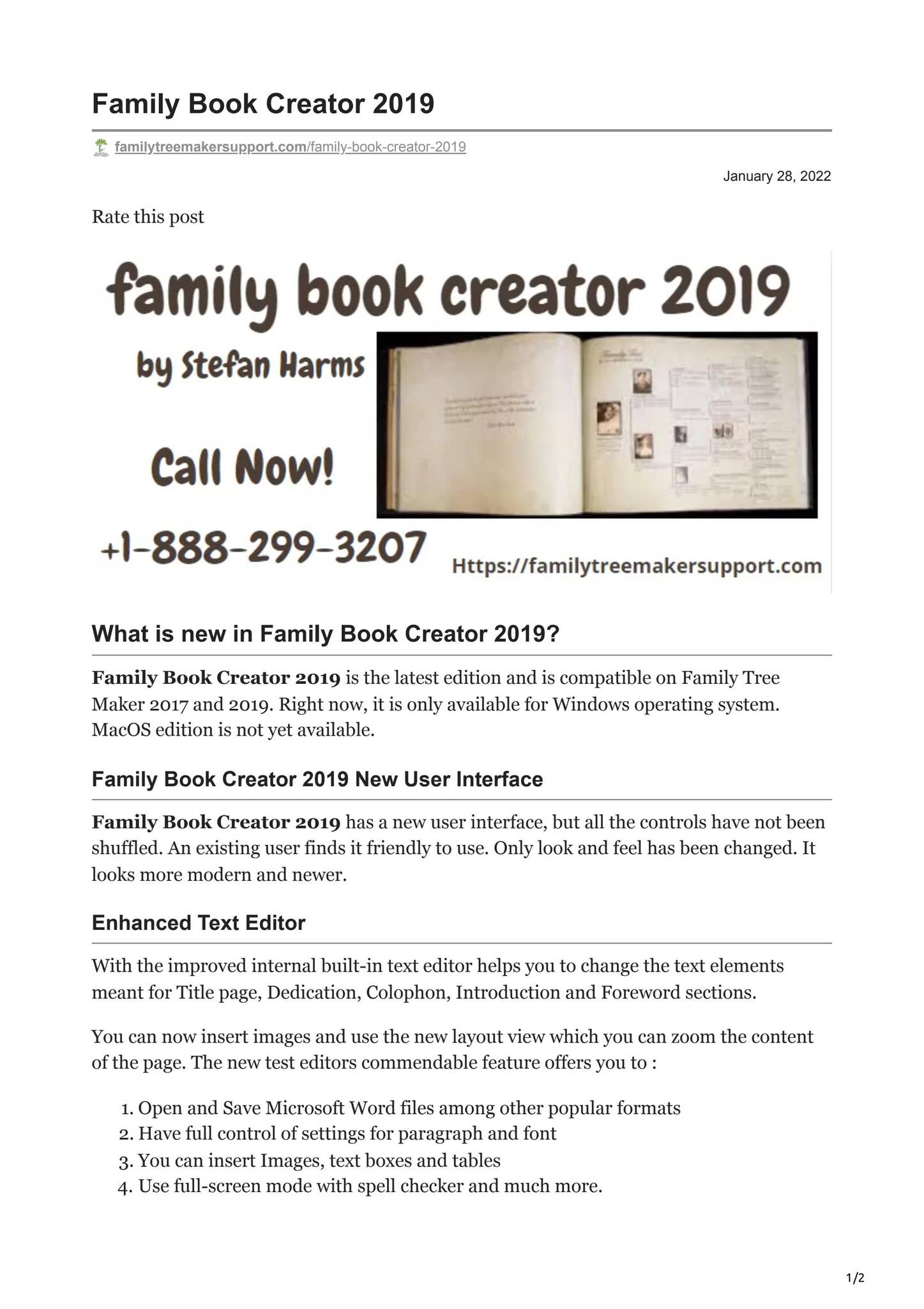 Family Book Creator 2019 by Family Tree Maker - Issuu