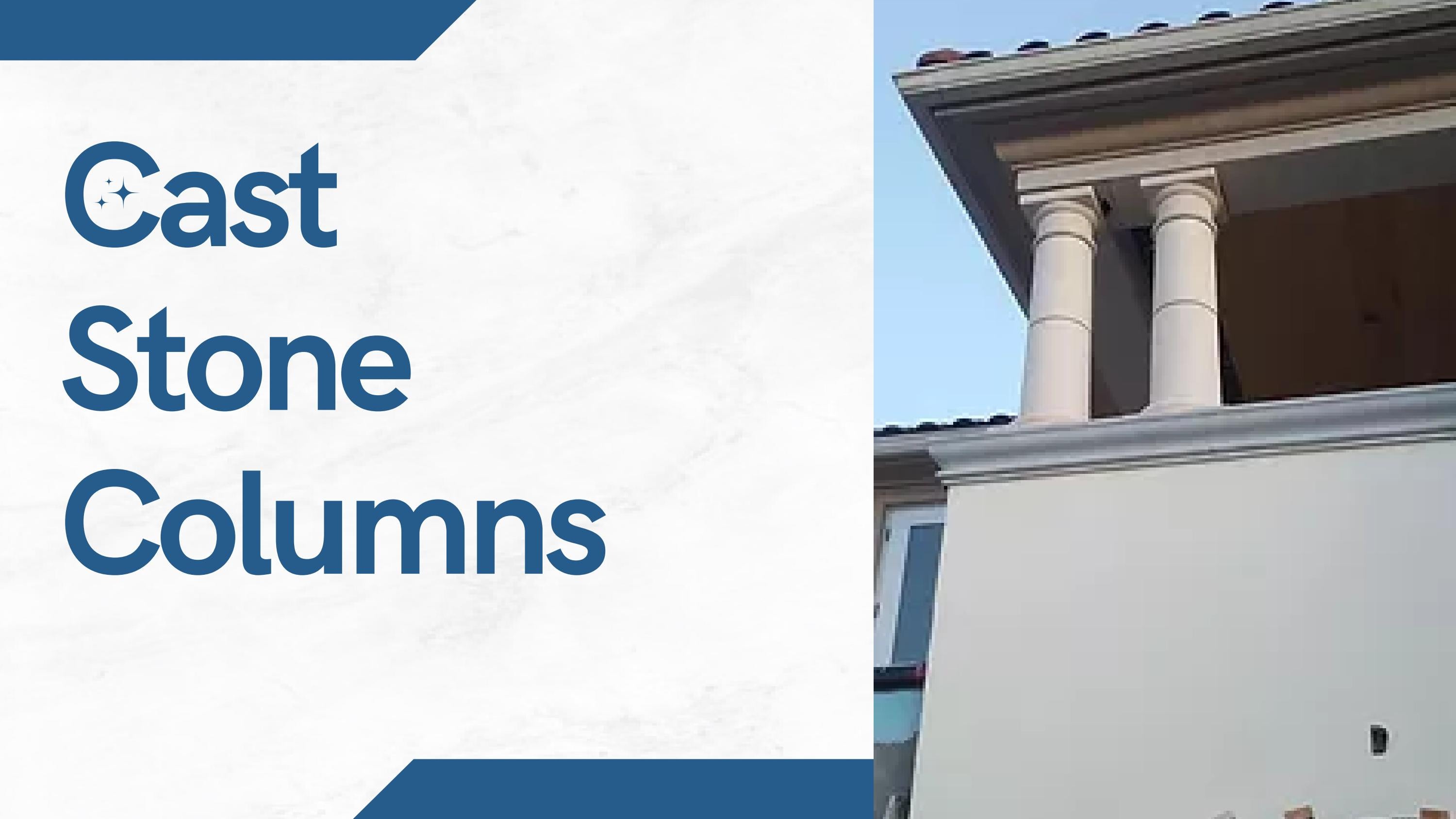 Affordable Cast Stone Columns - Southern Stone Crafters by Southern ...