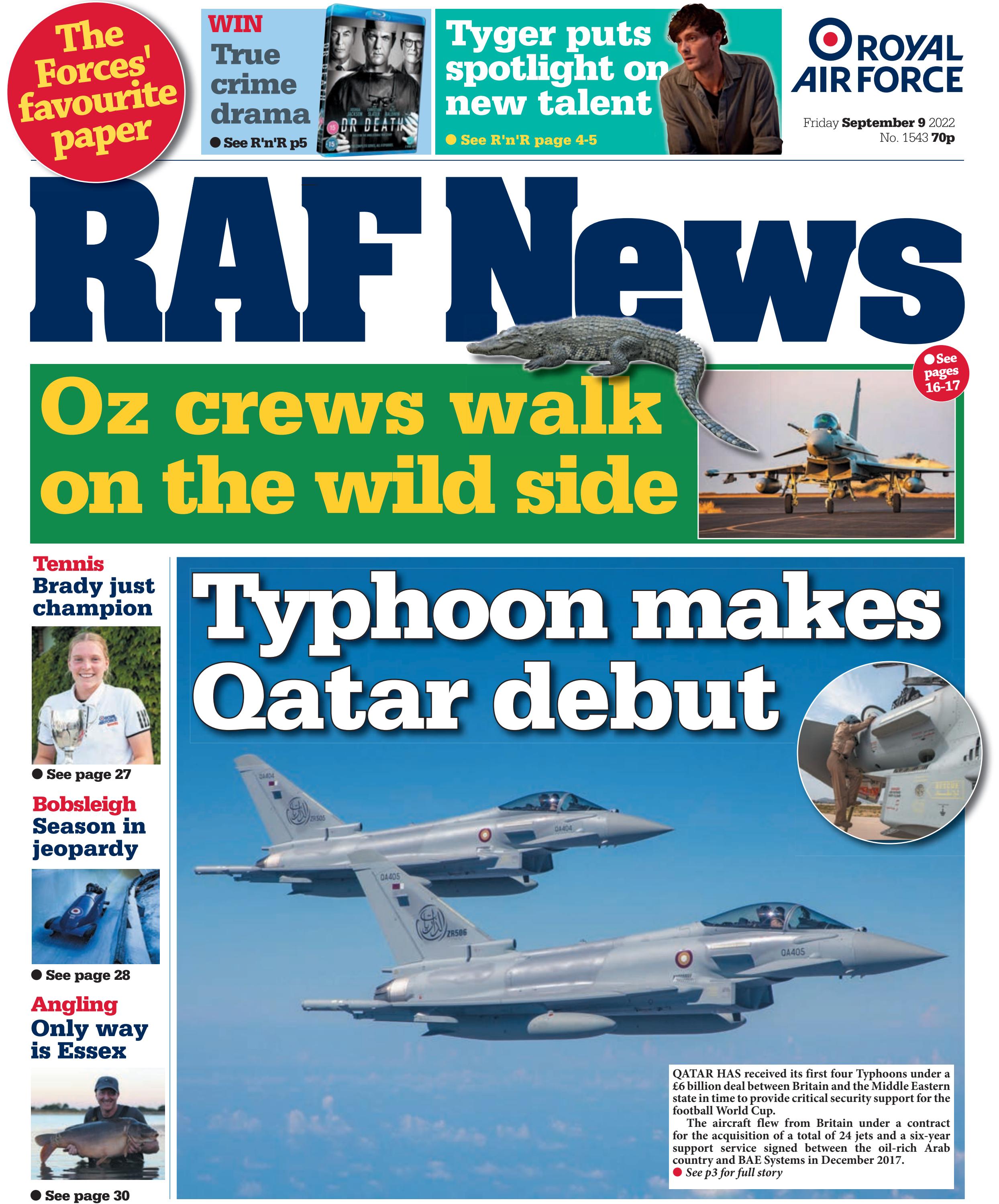 RAF News Edition 1543, 9 Sept 2022 by RAF News - Issuu