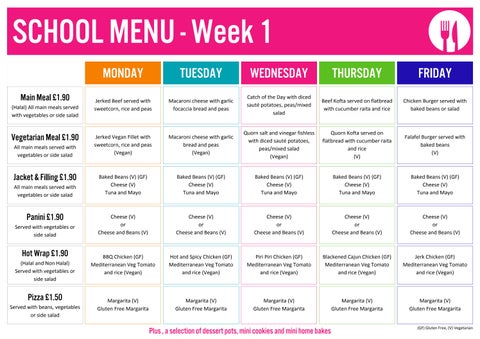 School Menus 22/23 by Schudio - Issuu