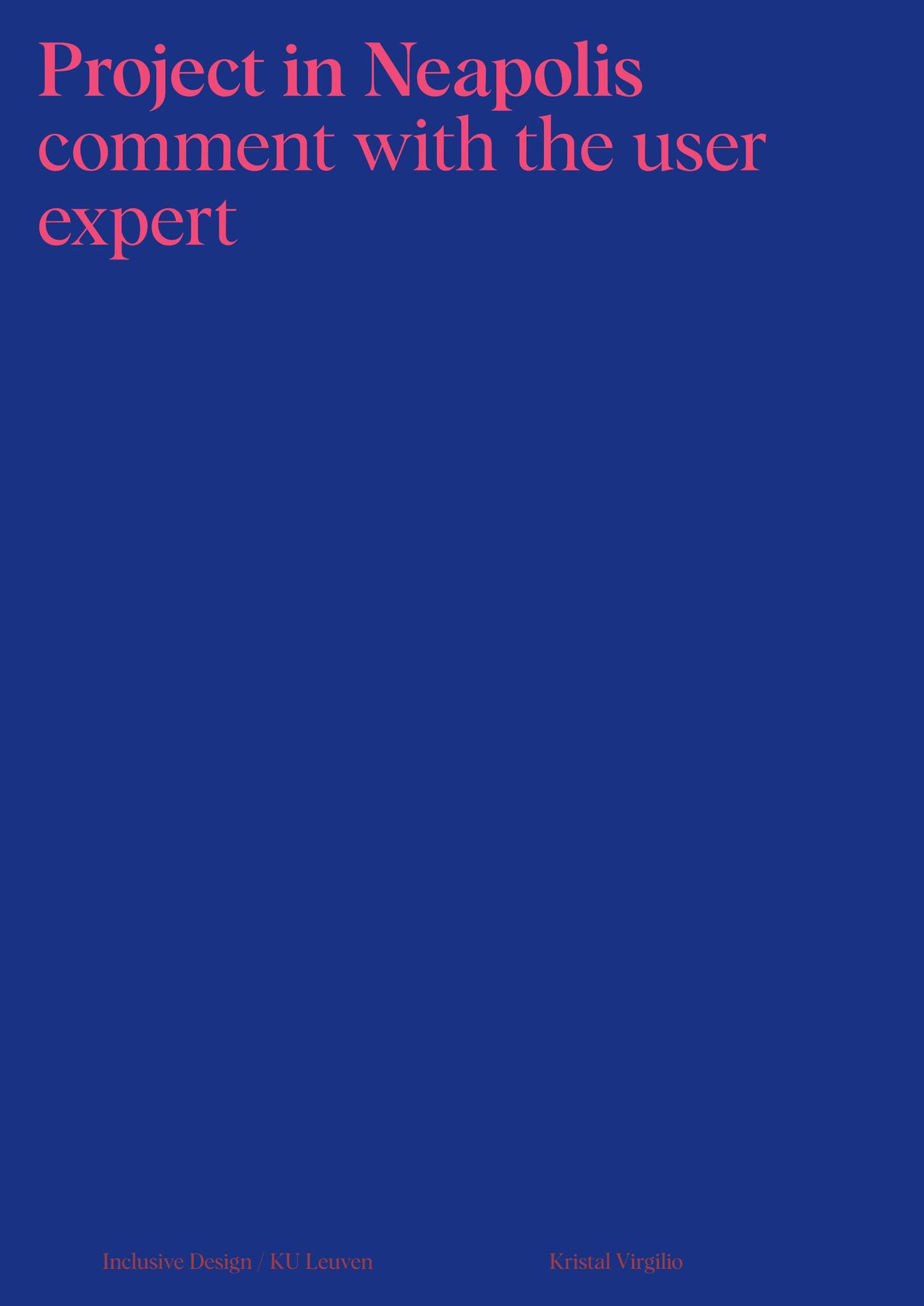 Neapolis Project and Inclusive Design_KU Leuven by kristalvirgilio - Issuu