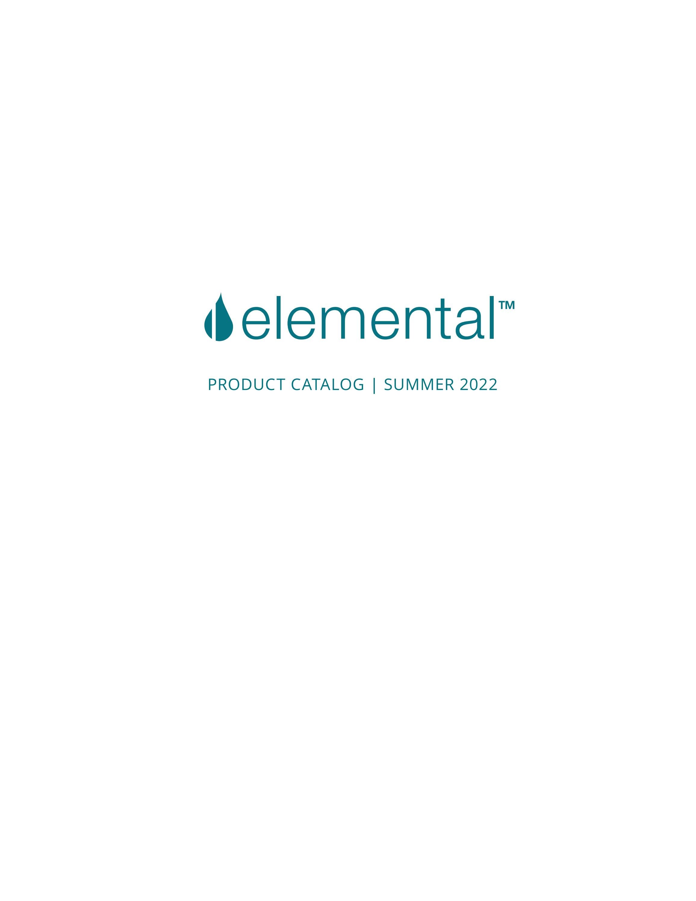 Elemental Summer Catalog 2022 by DistributorCentral - Issuu