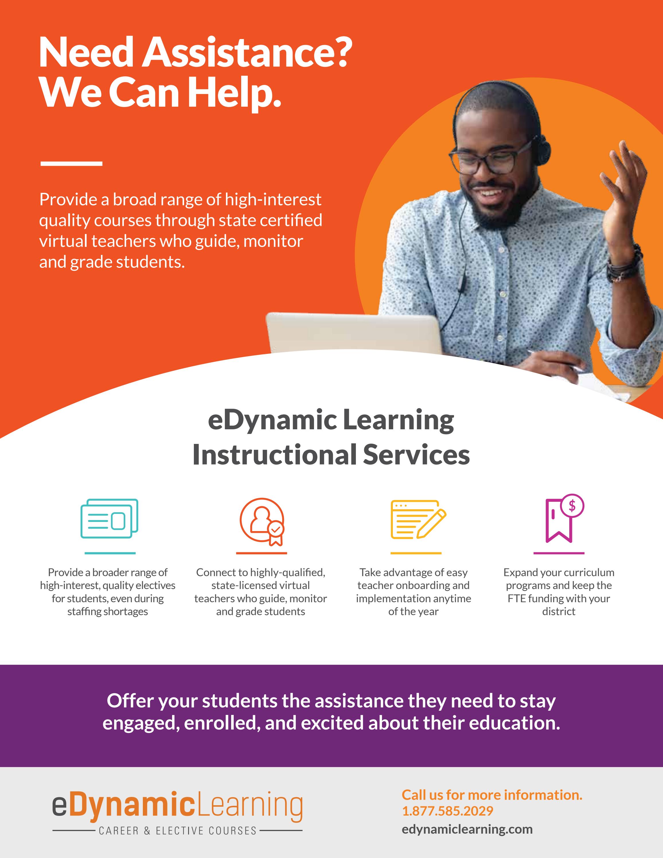 Instructional Services Flyer by edynamiclearning - Issuu