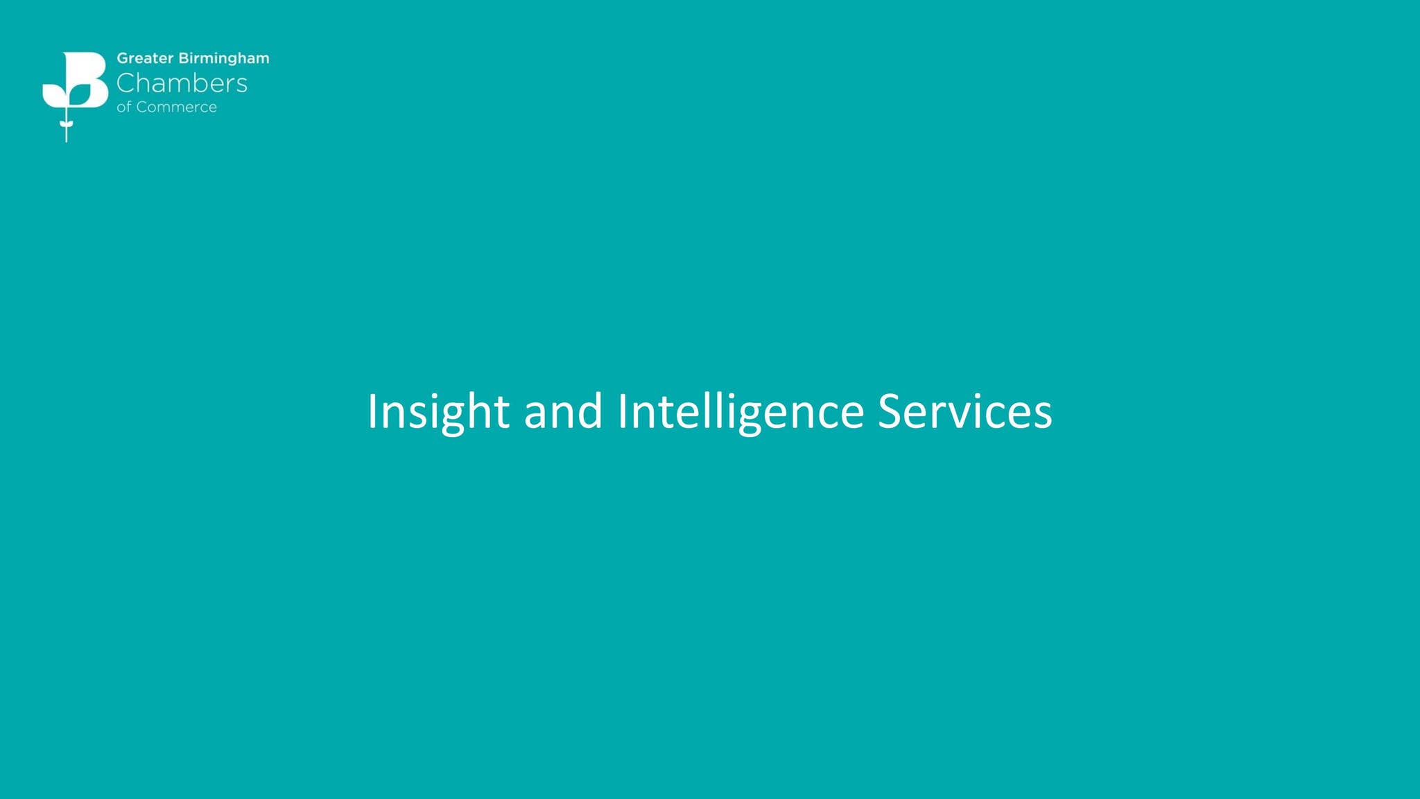 Insight and Intelligence Services by greaterbirminghamchamberofcommerce ...