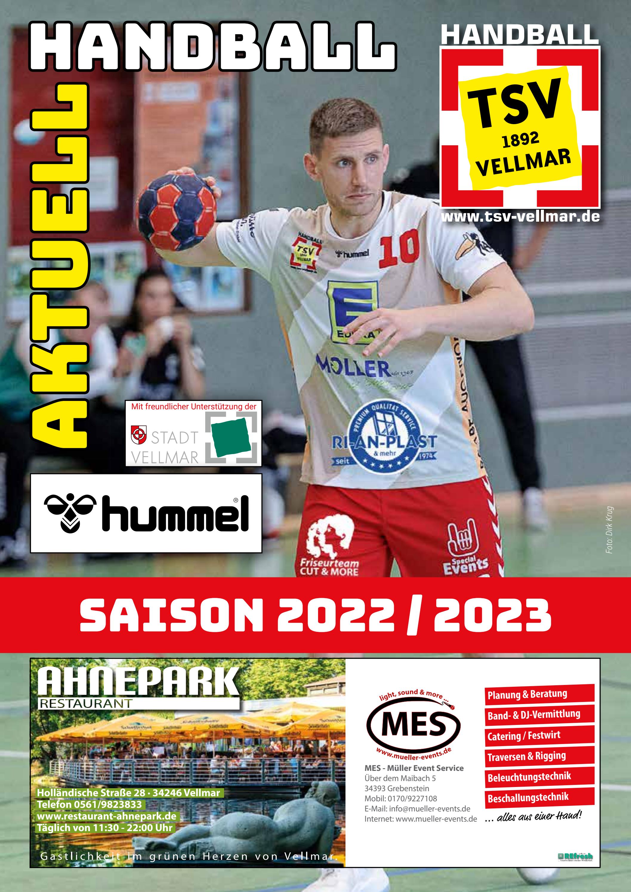 Handball aktuell: TSV Vellmar gegen TuS Dotzheim - Methe/Methe-Tag 2022 ...