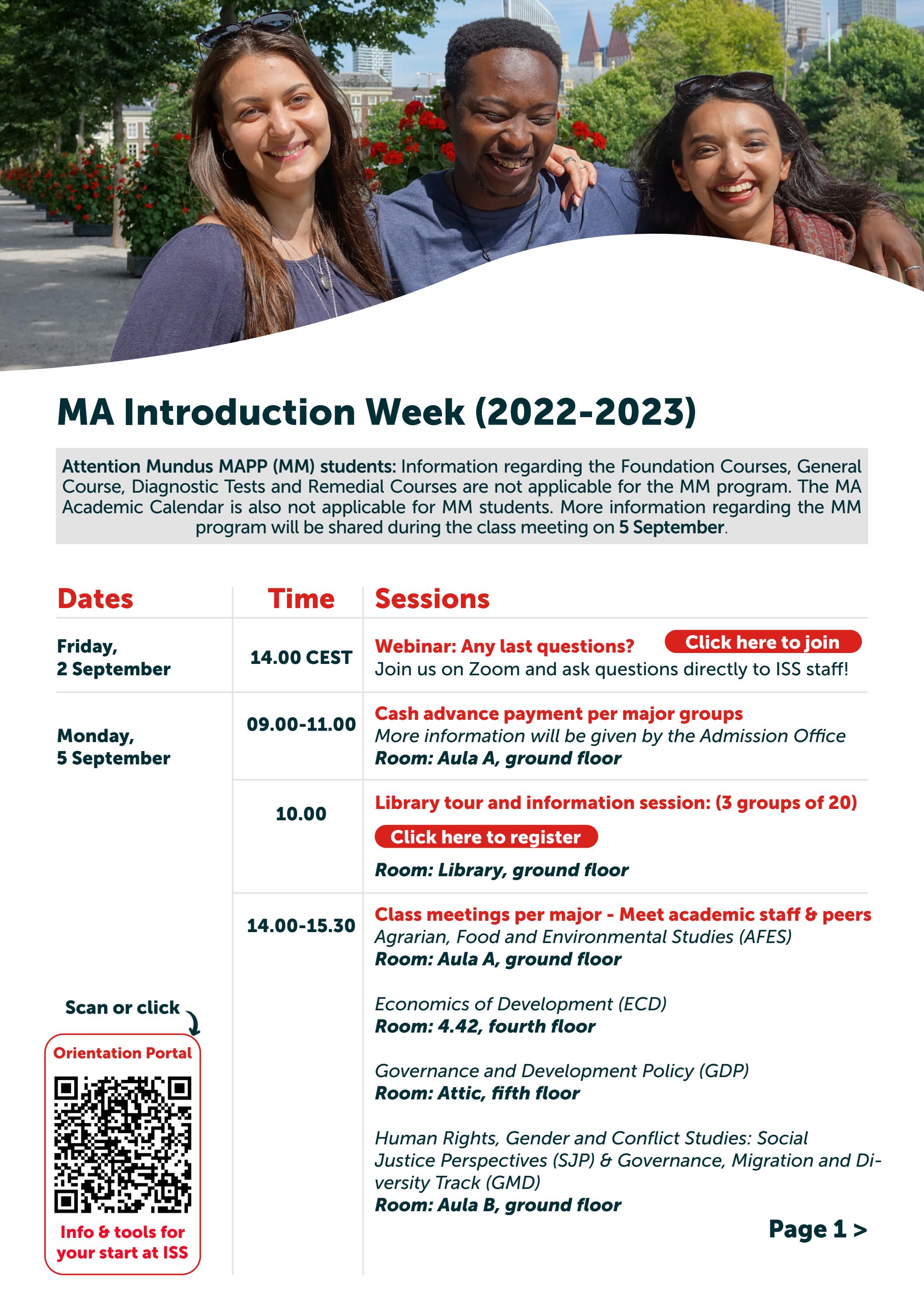 Intro week - ver 9 by International Institute of Social Studies - Issuu