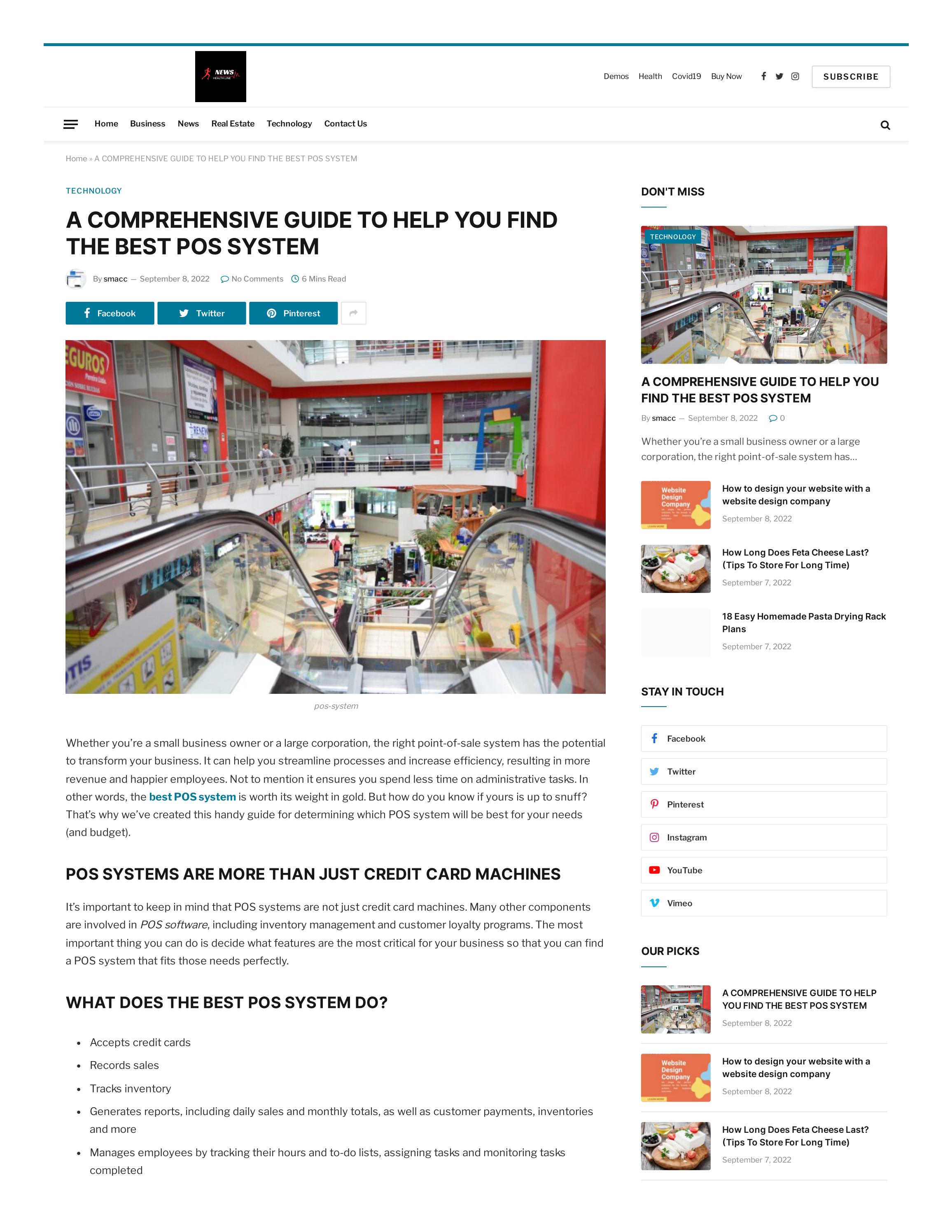 A COMPREHENSIVE GUIDE TO HELP YOU FIND THE BEST POS SYSTEM by Nasir ...