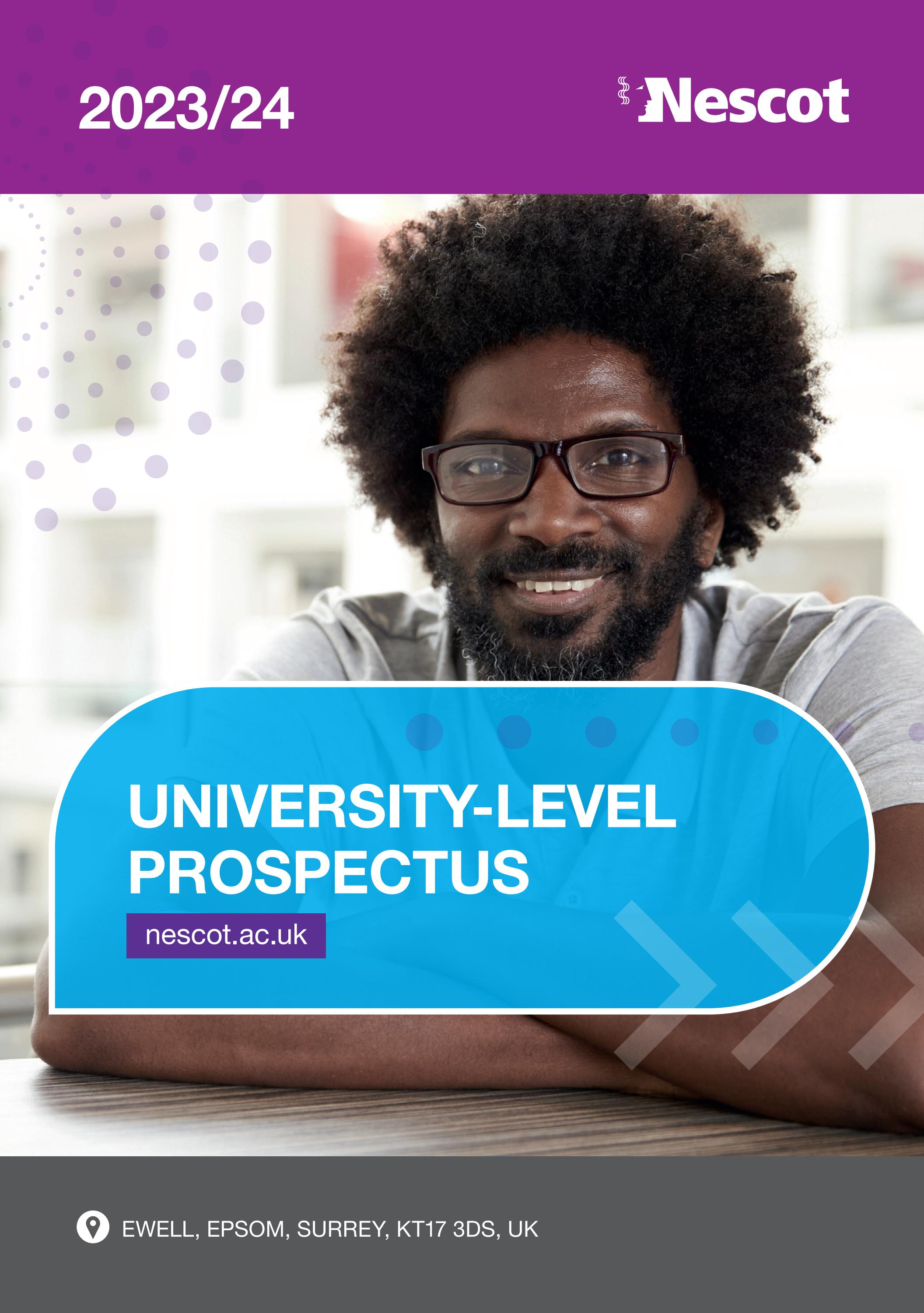 Nescot University Level Prospectus by Nescot College - Issuu
