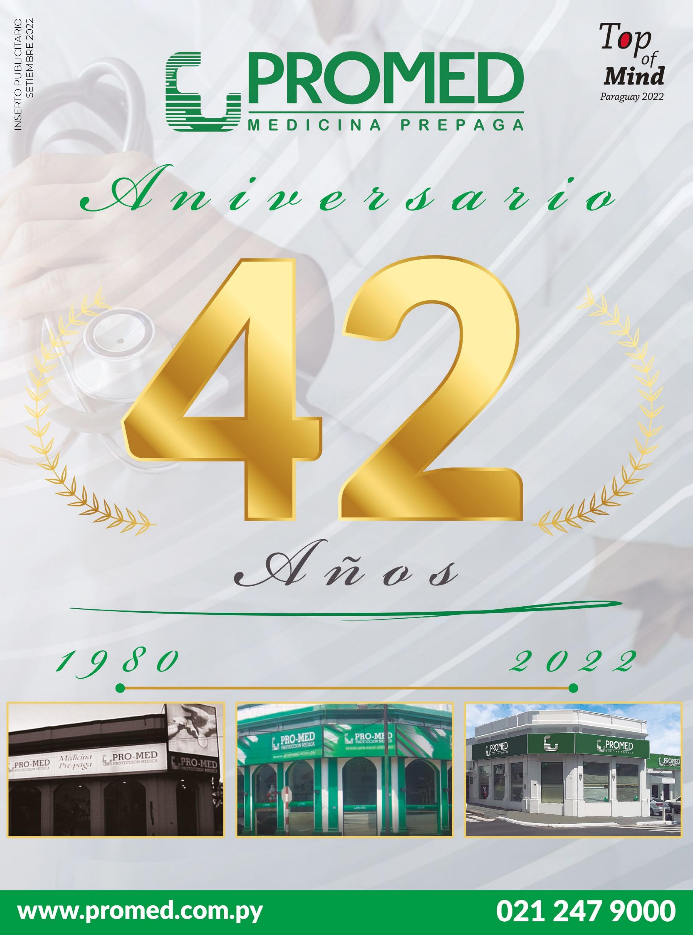 Promed 42 años by Lamesquita Comunicación - Issuu